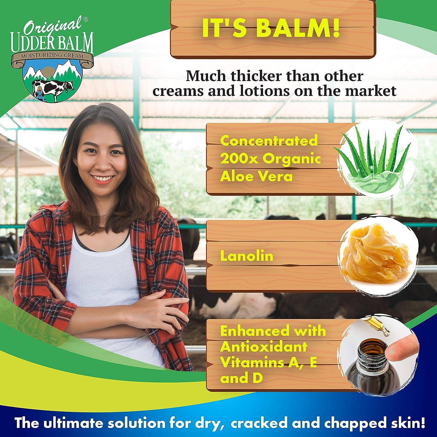 Original Unscented Udder Balm 64 oz Tub - Hypoallergenic Skin Care ...