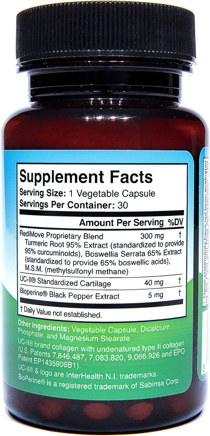 RediMove Natural Joint Support Supplement - Non-GMO & Gluten-Free | Buy ...