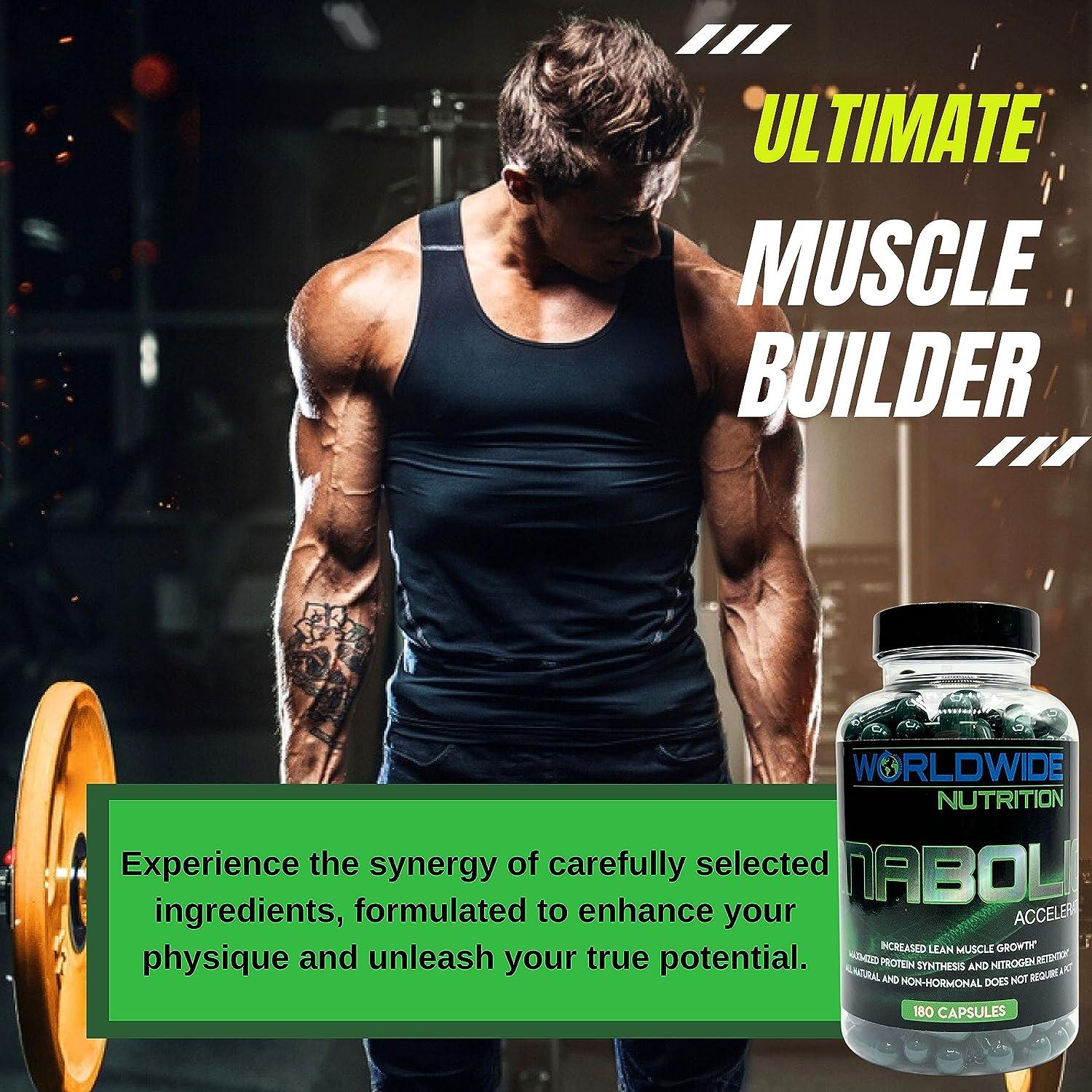 Worldwide Nutrition Anabolic Accelerator Supplement - Muscle Growth ...