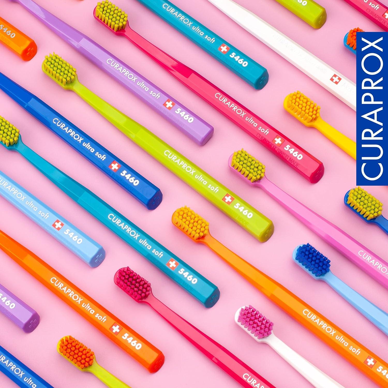 Curaprox CS 5460 Ultra-Soft Toothbrush (12 Pack) - Gentle & Effective ...