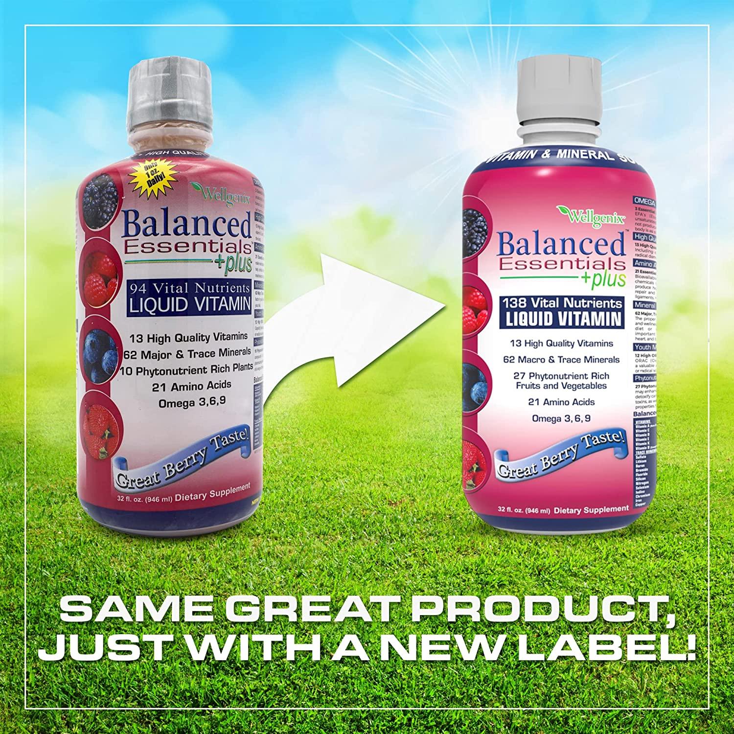 Balanced Essentials Very Berry Liquid Nutritional Supplement - 32 oz ...