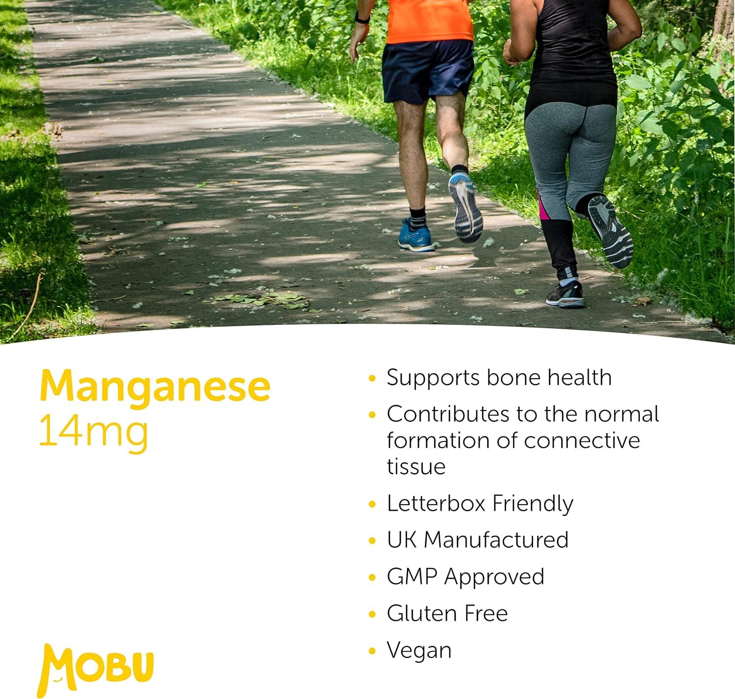 Manganese 14mg 120 Tablets for Joint Support & Bone Health | Mineral ...