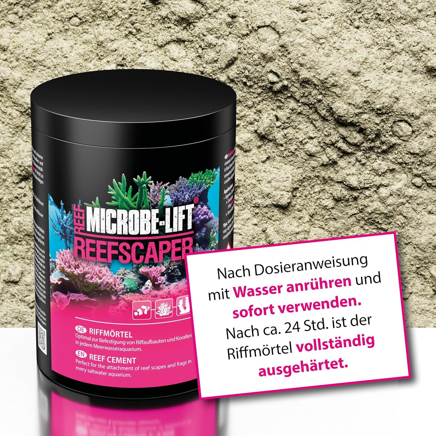 Microbe Lift Reefscaper - 500g | Professional Reef Mortar for Stable ...