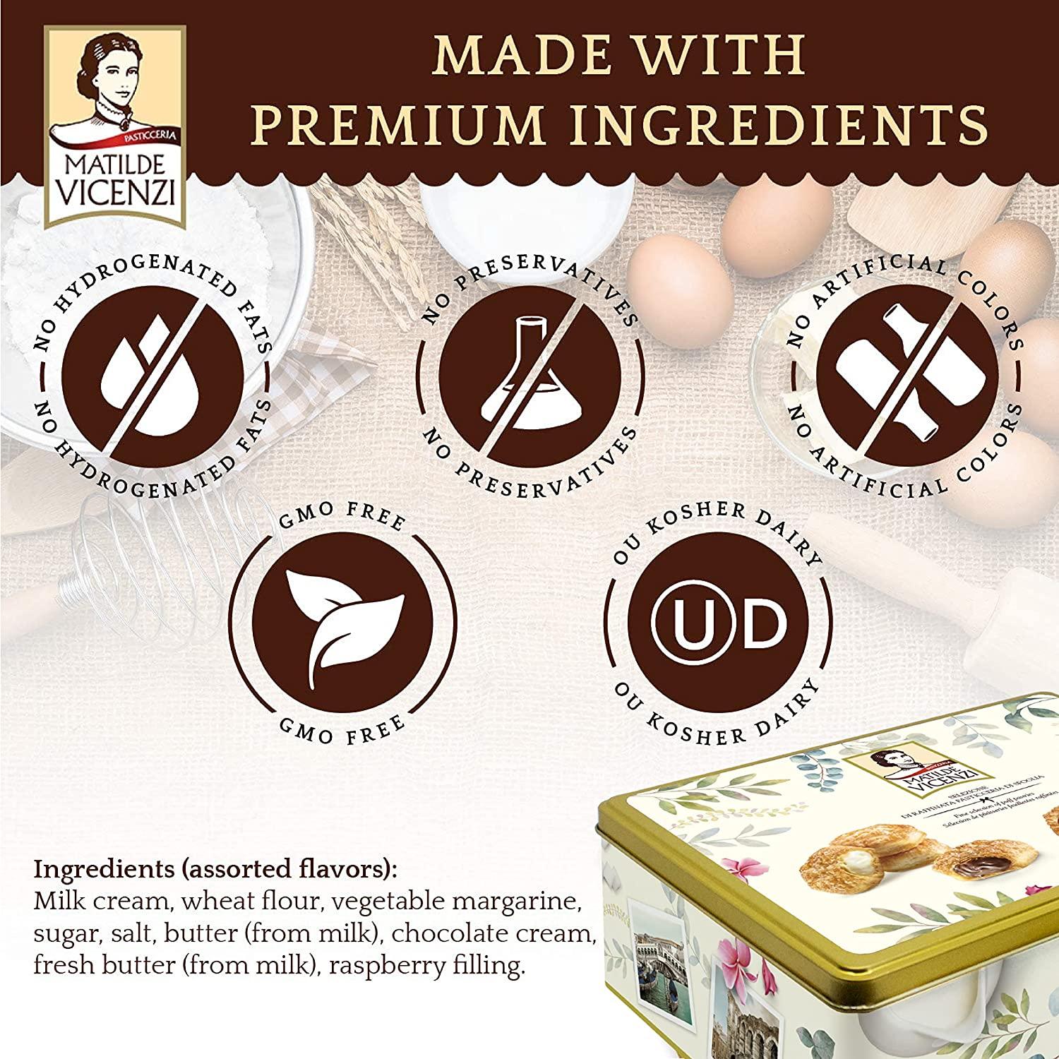 Pasticceria Matilde Vicenzi 5 O'Clock Tea Time Cookie Assortment Gift ...