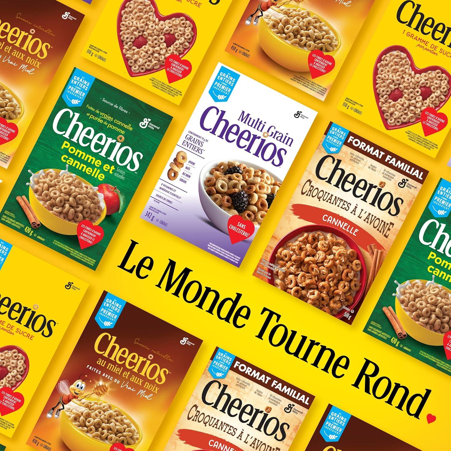 CHEERIOS - FAMILY SIZE PACK - Multi Grain Cereal Box Whole Grain is the ...