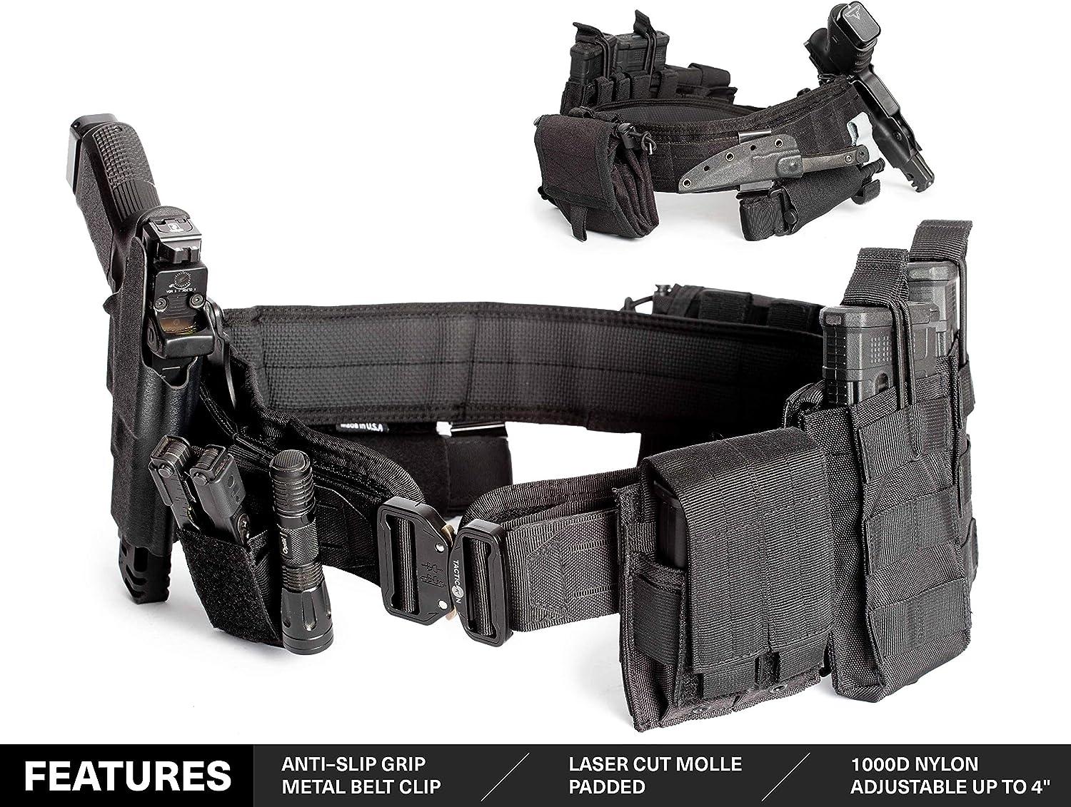 Tacticon Battle Belt | Padded Tactical Duty Belt | Veteran Owned ...