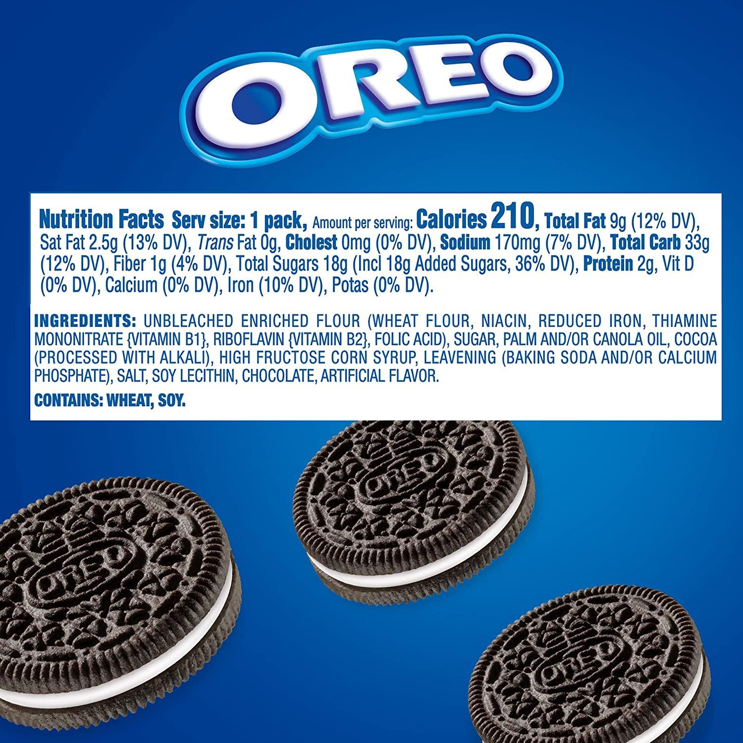 Oreo Cookies Package Sizes