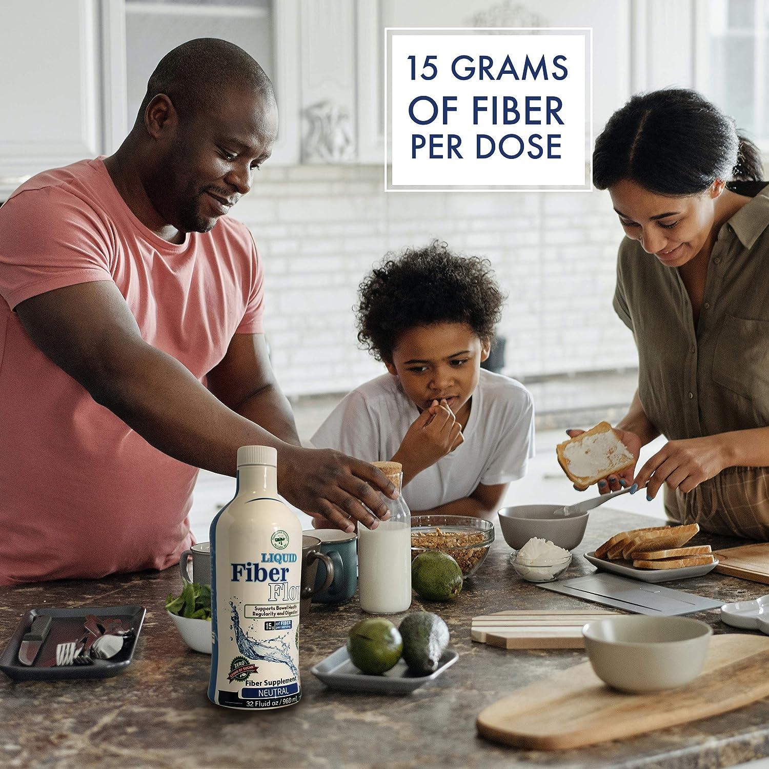 Kids Liquid Fiber Supplement - Sugar-Free Prebiotic Fiber Drink Mix for ...