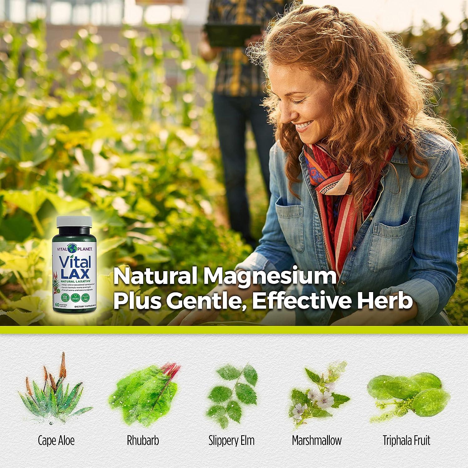 Vital Planet Vital Lax Natural Laxative Colon Cleanse Supplement - 100 ...