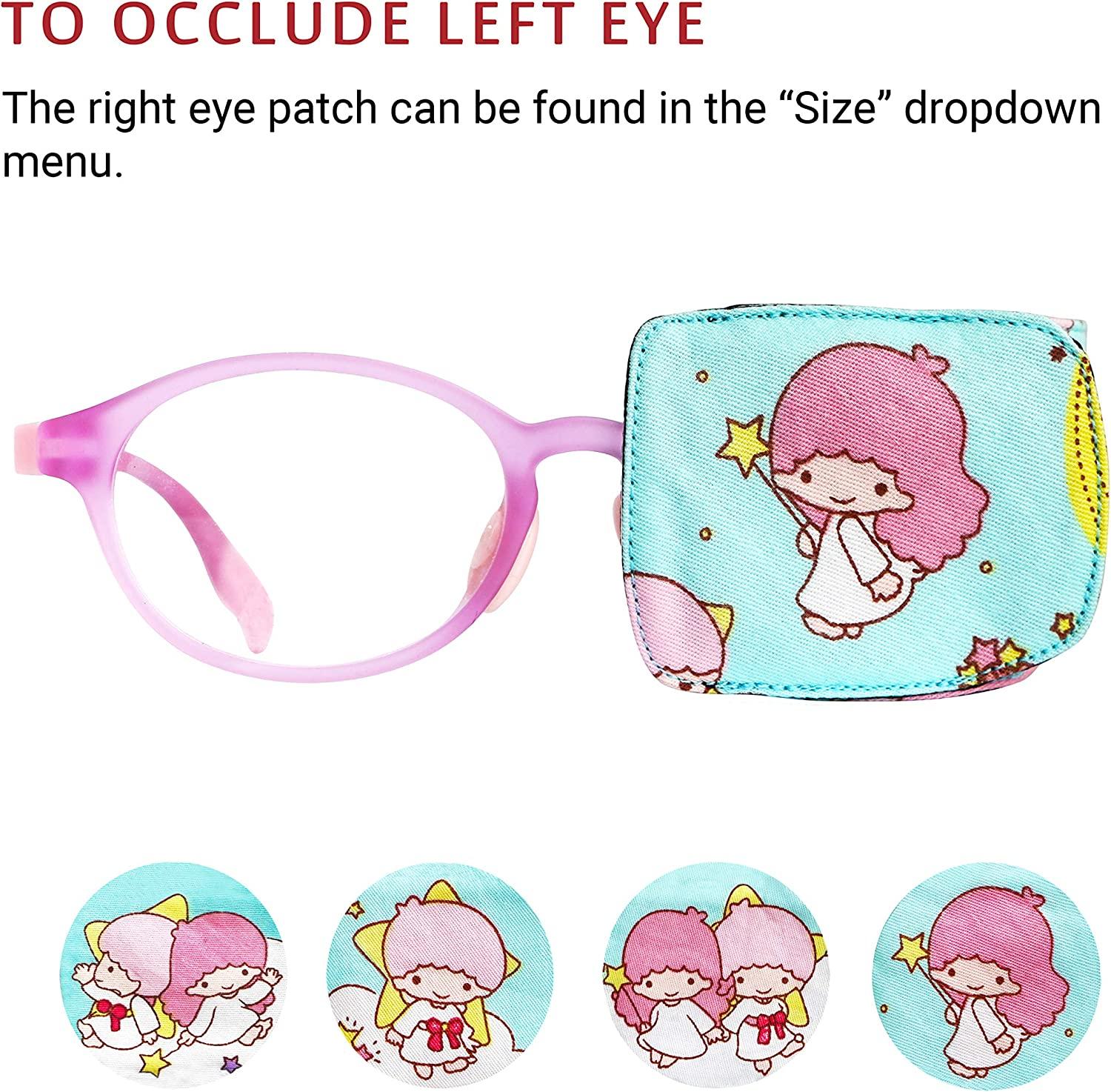 Astropic Kids Glasses Eye Patch - Left Eye Fairy Magic Wand Design ...