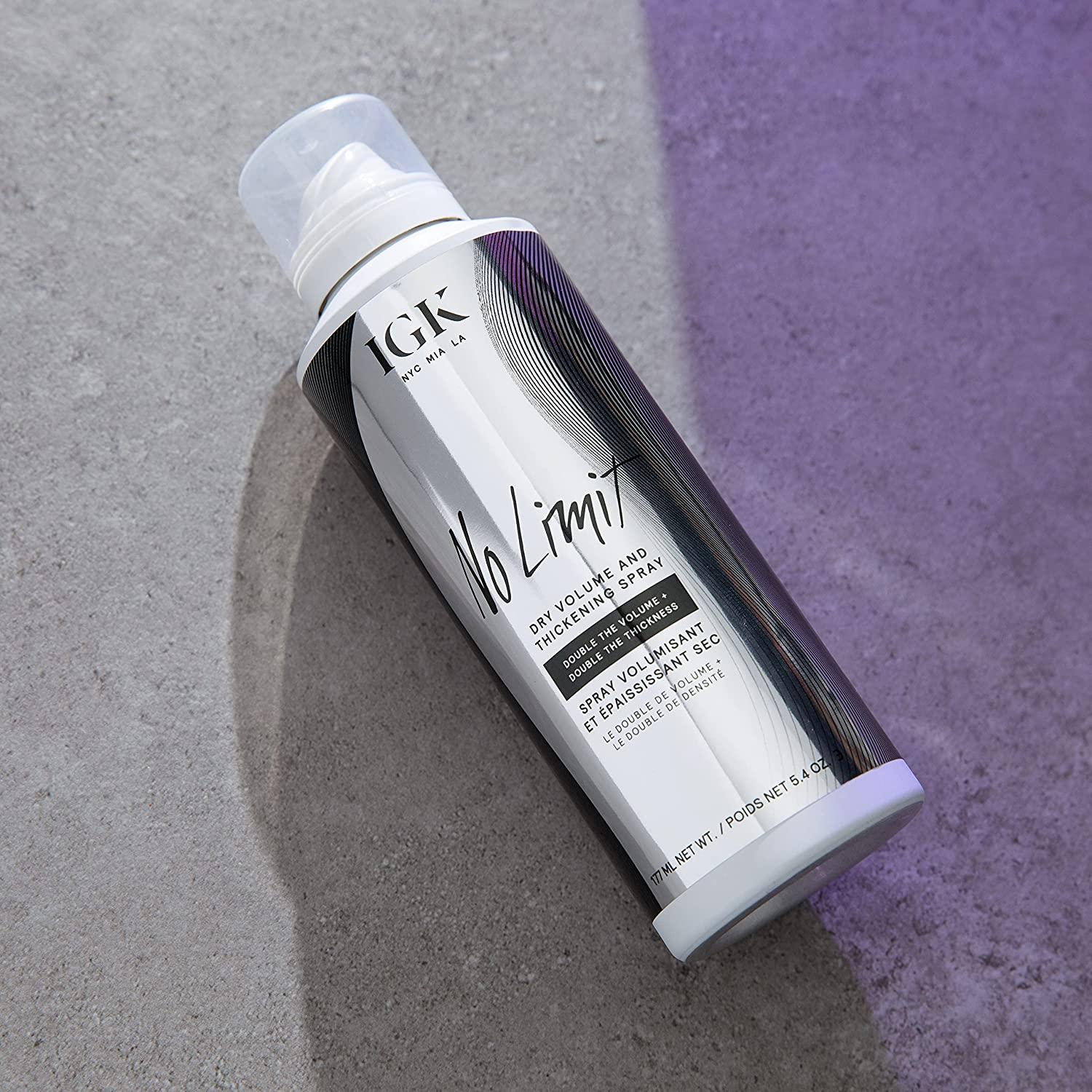 IGK NO LIMIT Dry Volume & Thickening Spray 5.4 fl oz - Boost Hair ...