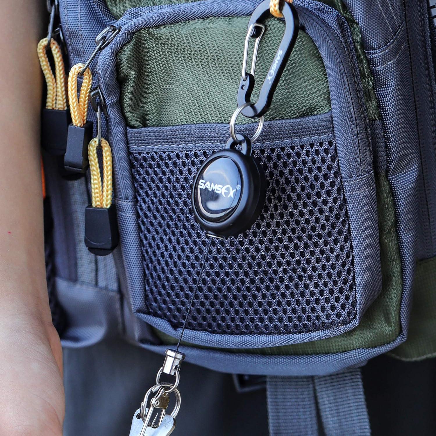 SAMSFX Fly Fishing Zinger Retractor for Anglers Vest Pack Tool Gear ...