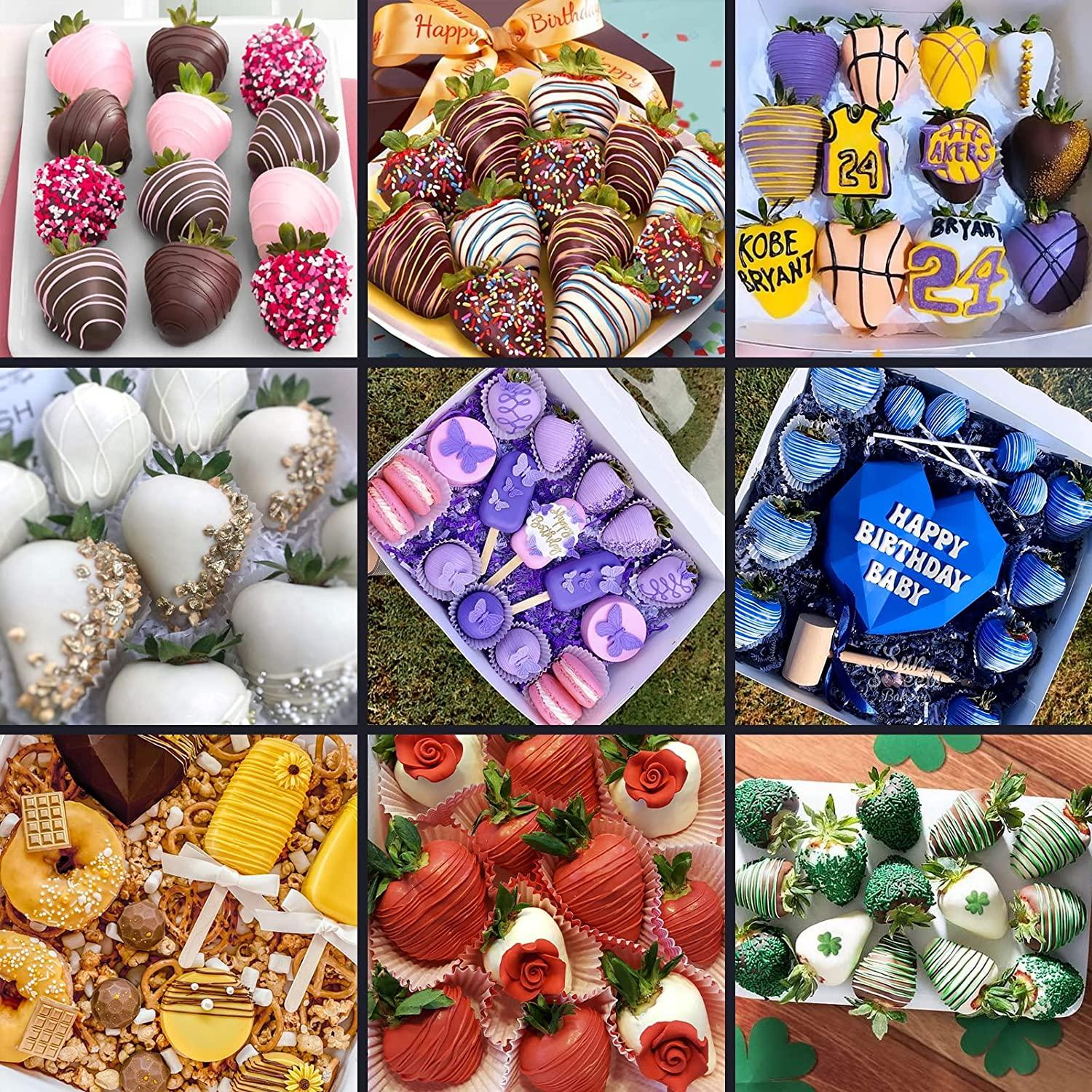 12 Color Oil Based Food Coloring for Chocolate & Candy - Cherrysea ...