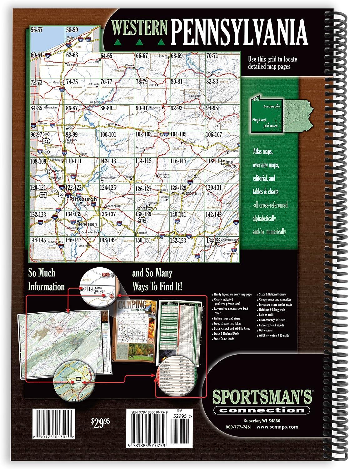 Western Pennsylvania All-Outdoors Atlas & Field Guide - Sportsmans ...