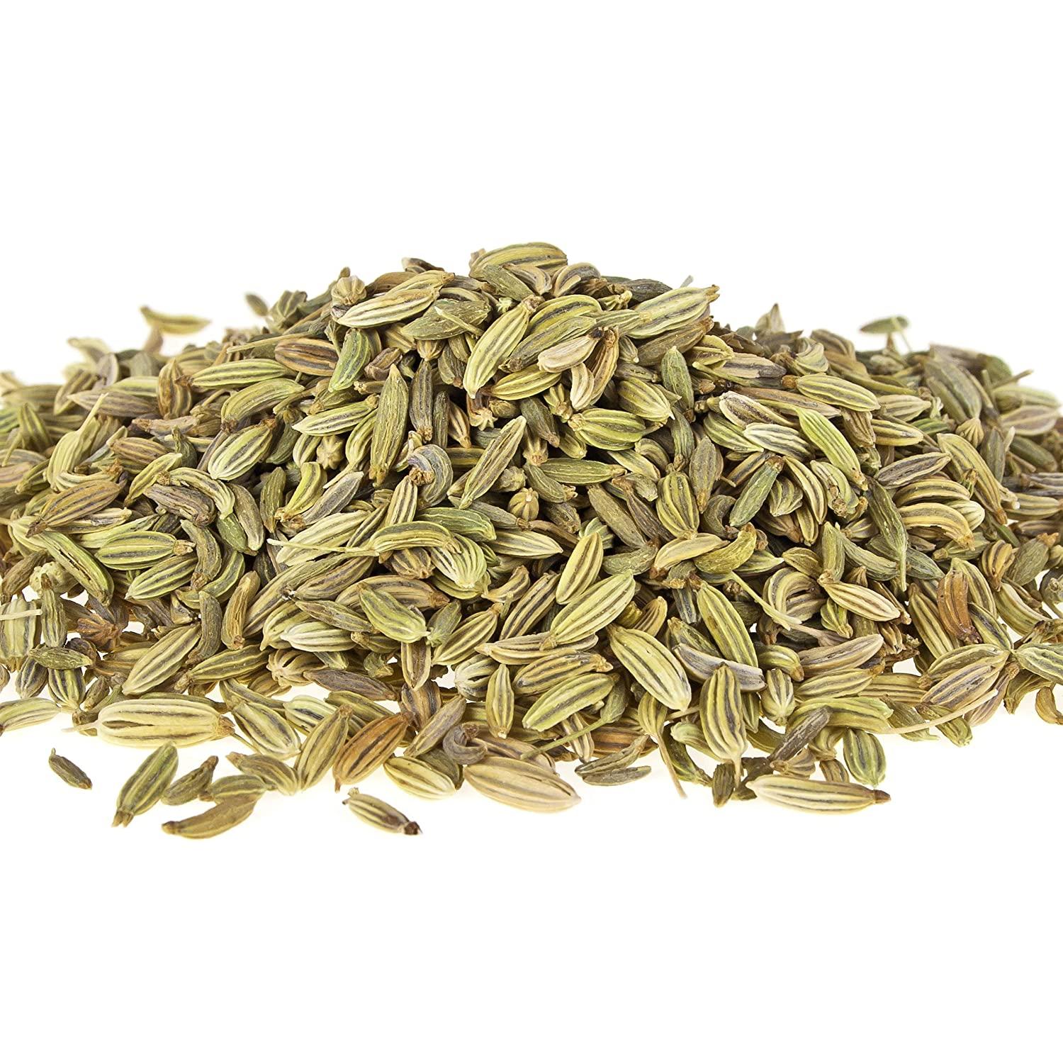 Sanniti Whole Fennel Seeds 14 oz - Premium Quality Pack of 1 - 14 Ounce ...