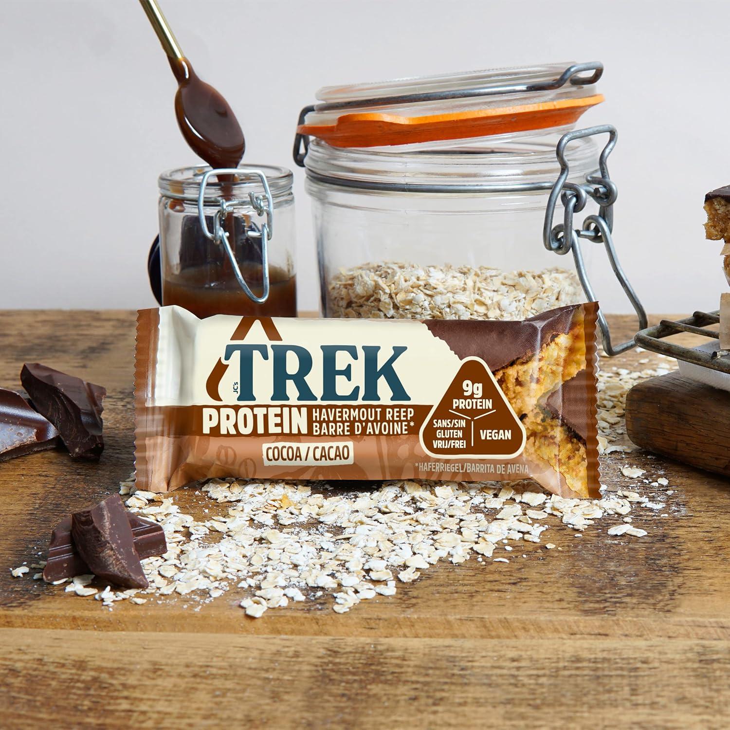 TREK Protein Oat Bars - Plant-Based Gluten-Free & Vegan | 16 x 50g ...