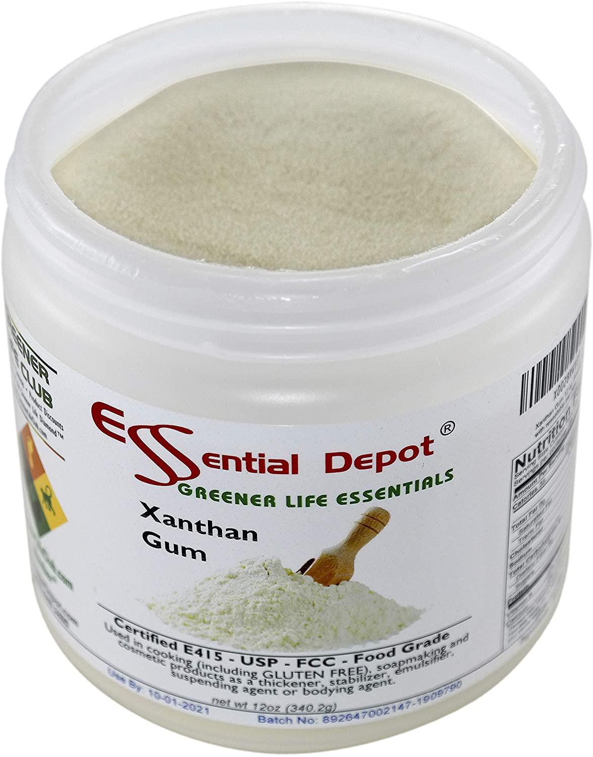 Xanthan Gum 12 oz. Powder USP FCC Food Grade - Gluten Free Cooking ...
