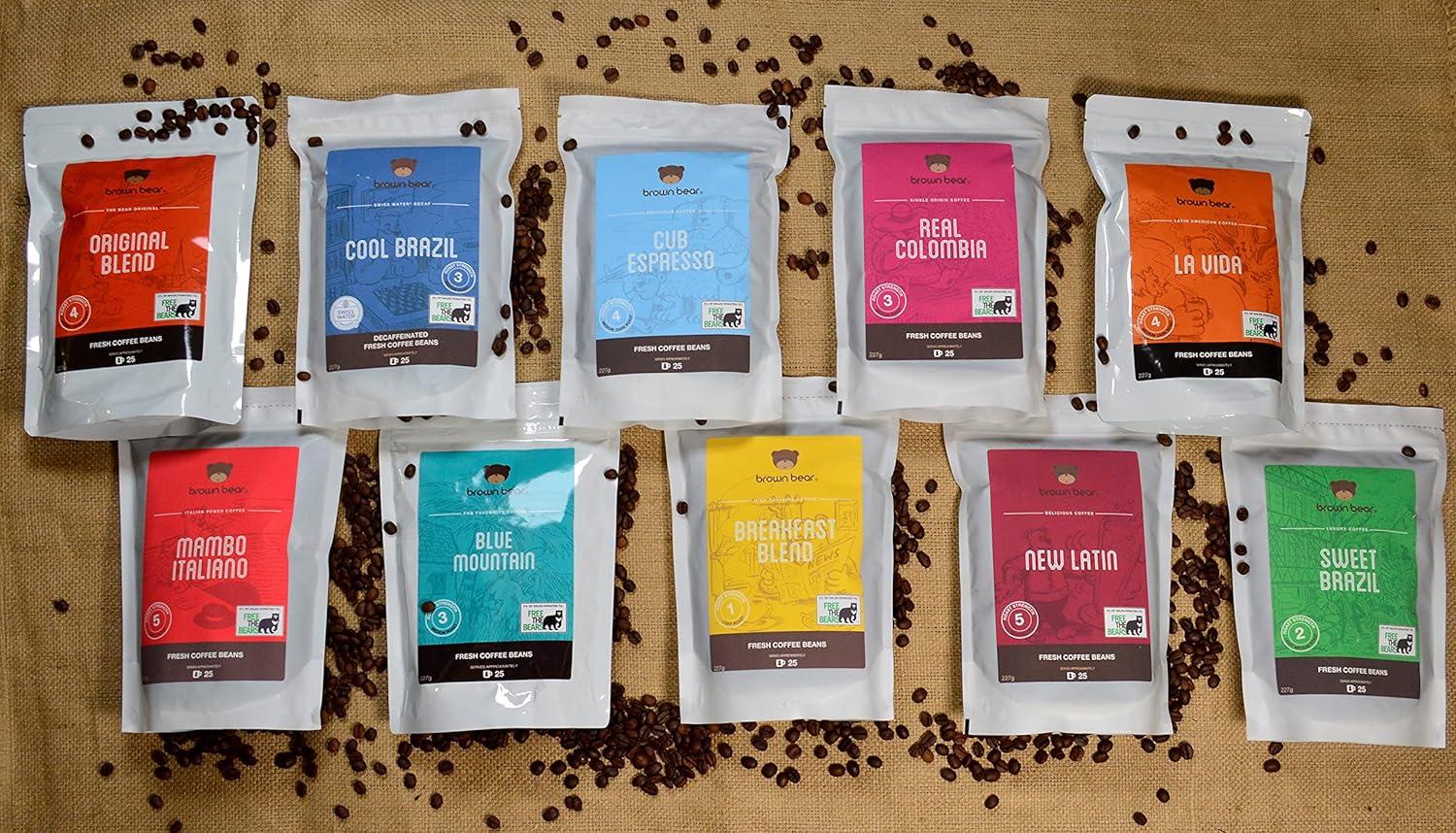 Brown Bear Original Blend Ground Coffee 227g | Medium Dark Roast ...