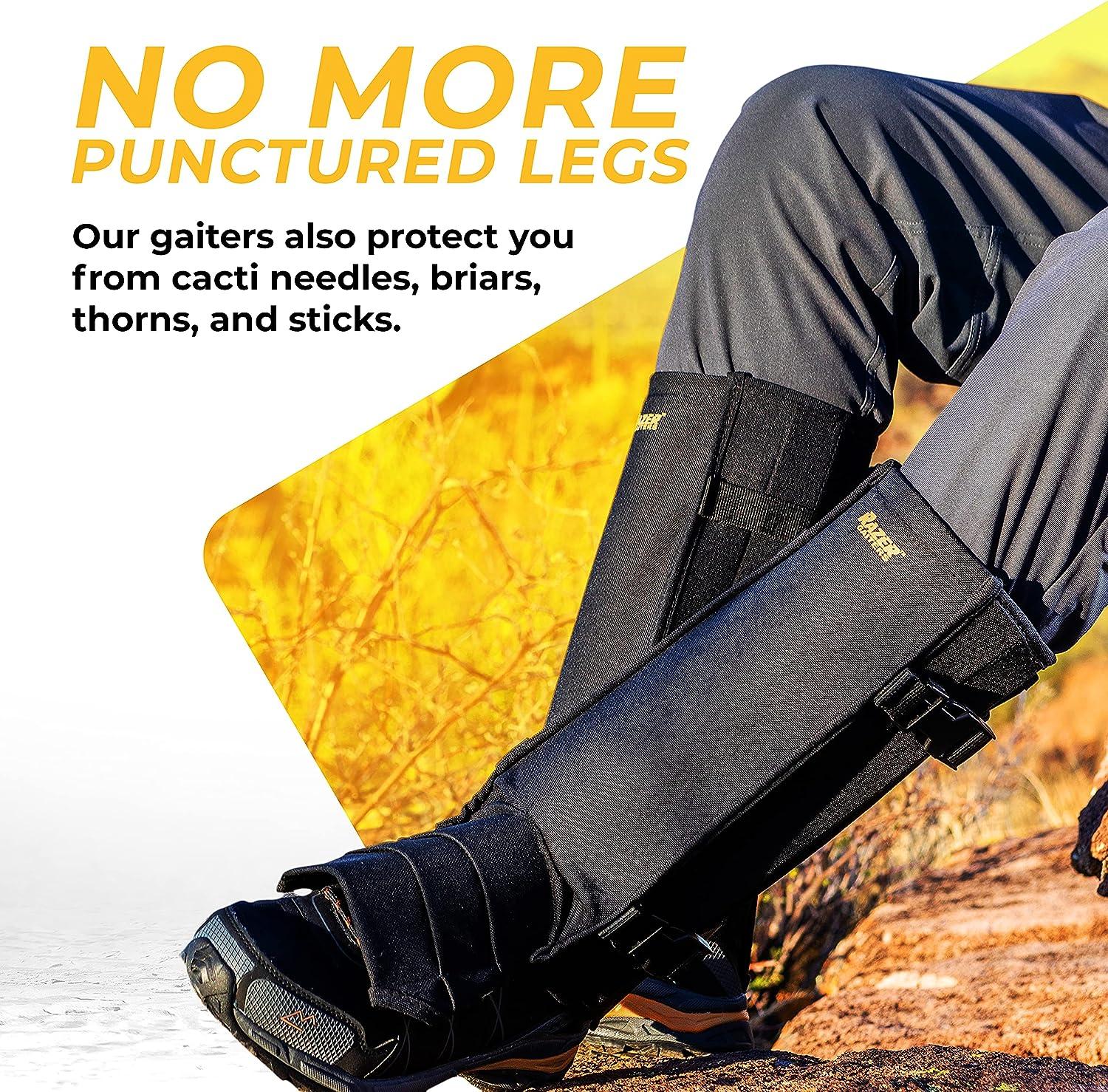 Razer Snake Gaiters - Snake Bite Protection Guards for Hiking & Hunting ...