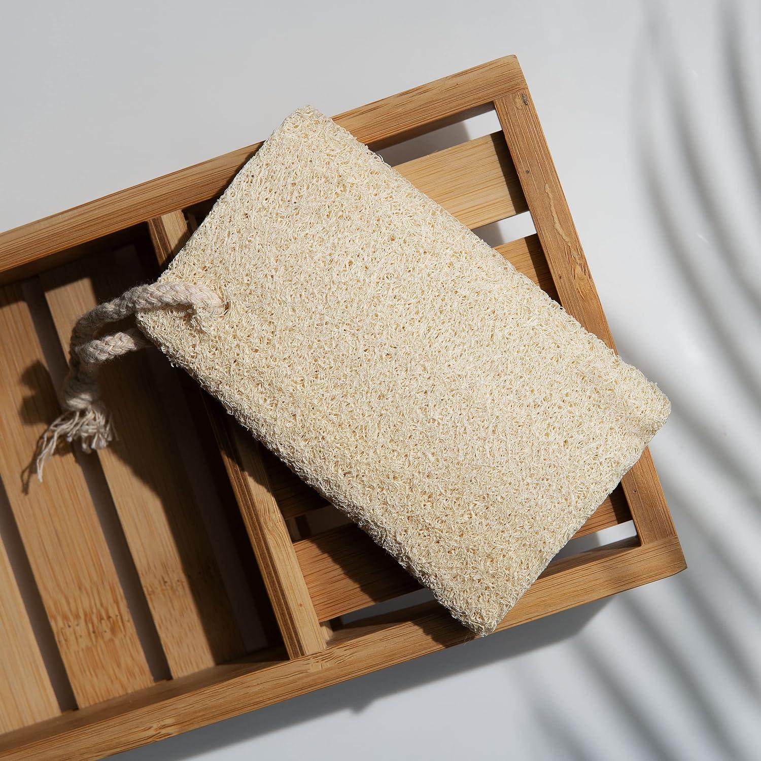 Organic Flat Loofah Sponge - Eco-Friendly Exfoliating Bath Sponge | Buy ...