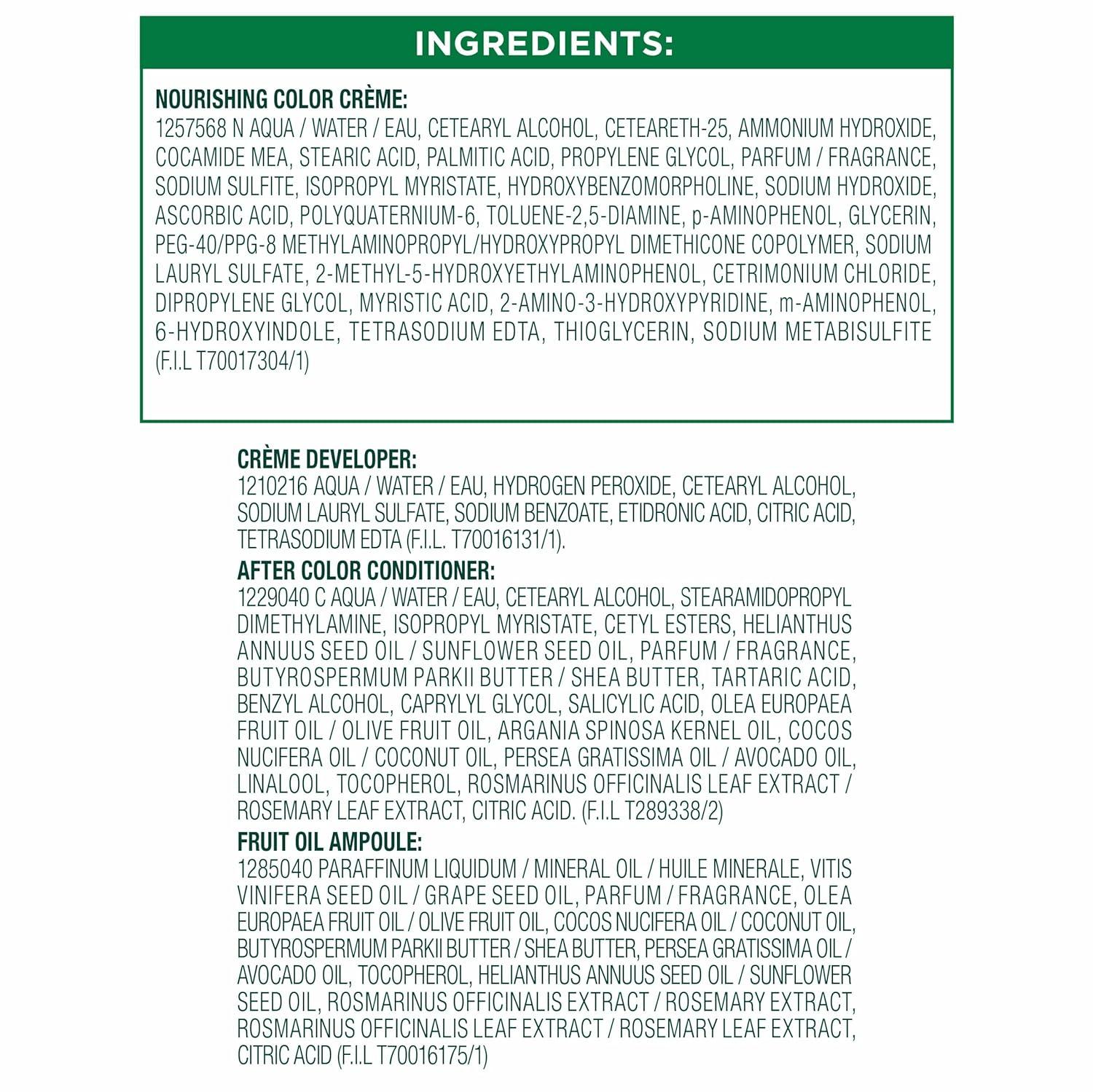 Garnier Nutrisse 535 Medium Golden Mahogany Brown Hair Dye - Nourishing ...