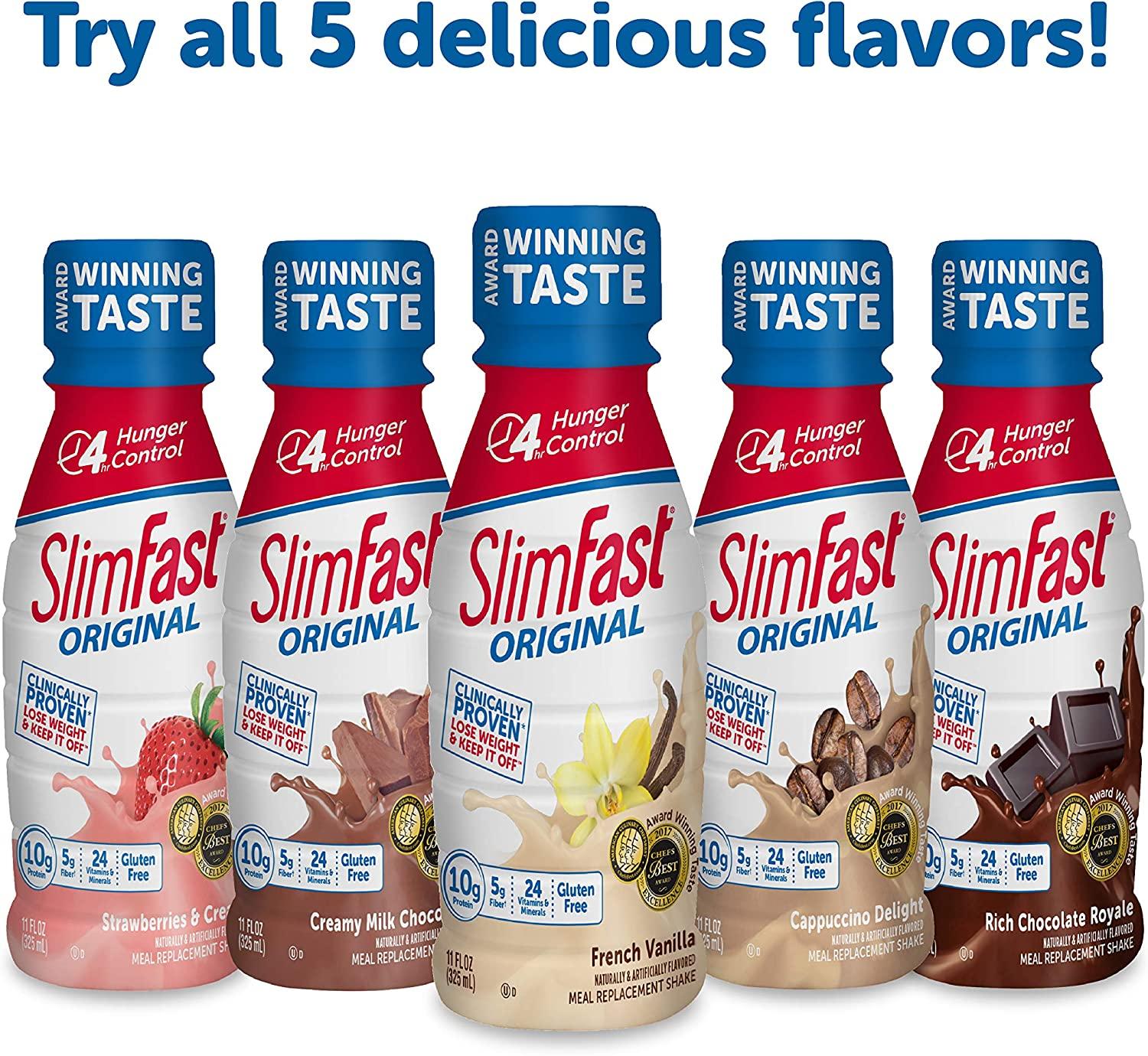 SlimFast Original French Vanilla Meal Replacement Shake - 20 Count ...