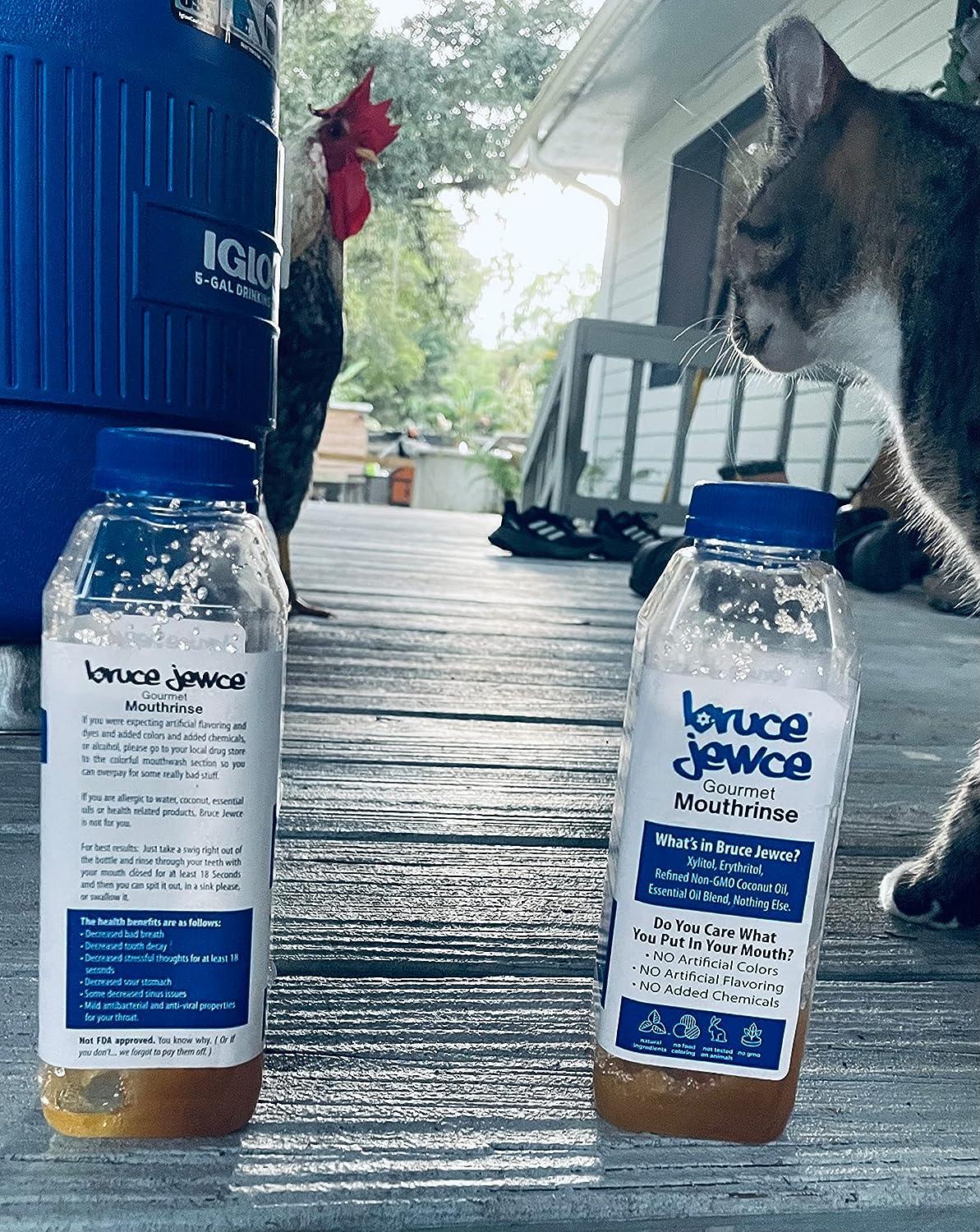 Organic Bruce Jewce Gourmet Mouthrinse 15 oz - Natural Mouthwash for ...