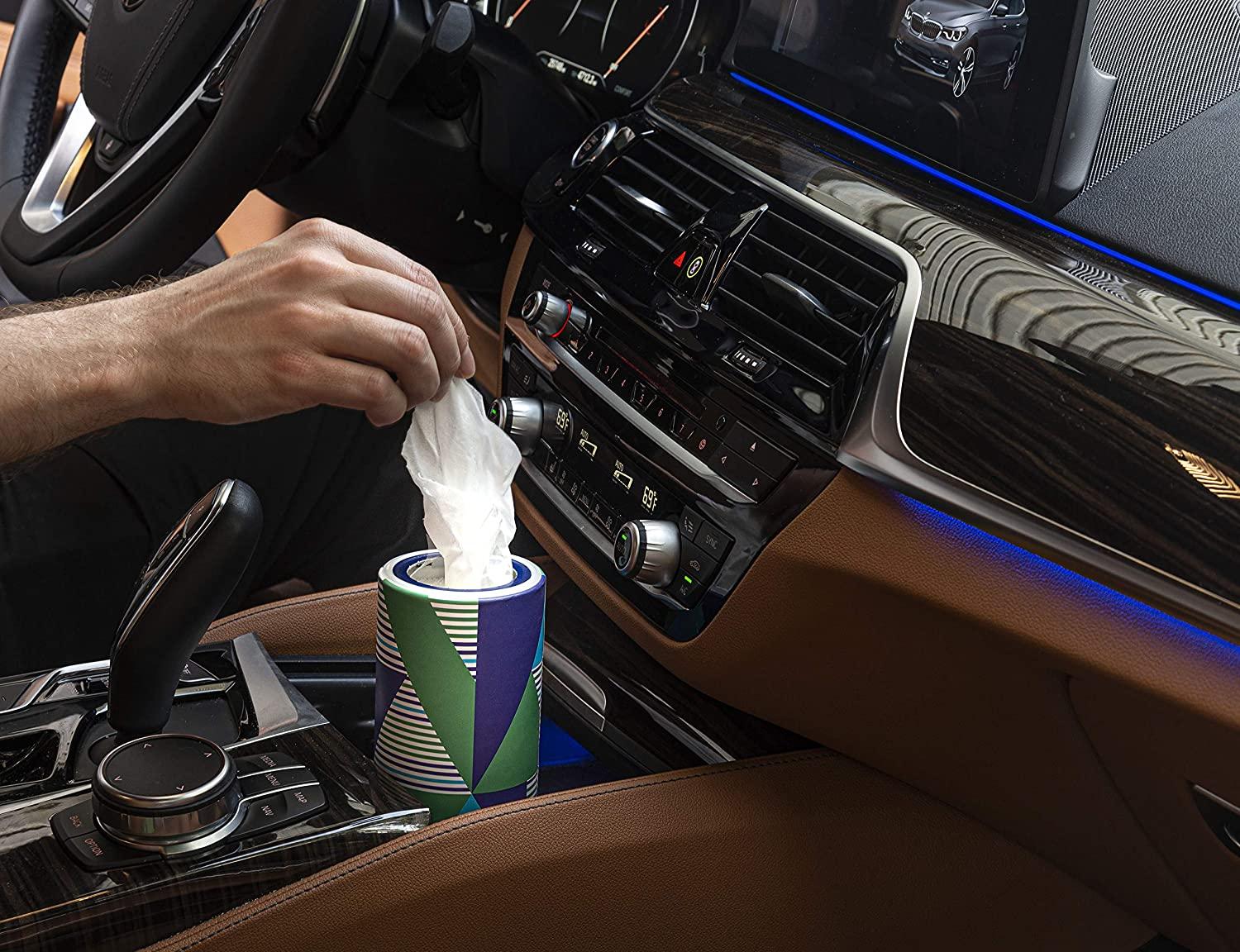 Reeflex Car Tissues - 200 Facial Tissues in 4 Canisters | Soft, Durable ...