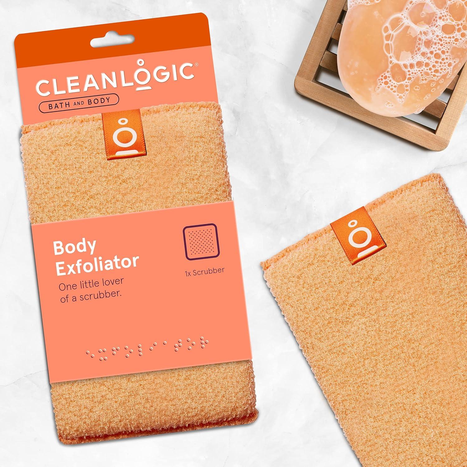 Cleanlogic Small Exfoliating Body Scrubber - Gentle Exfoliation for ...