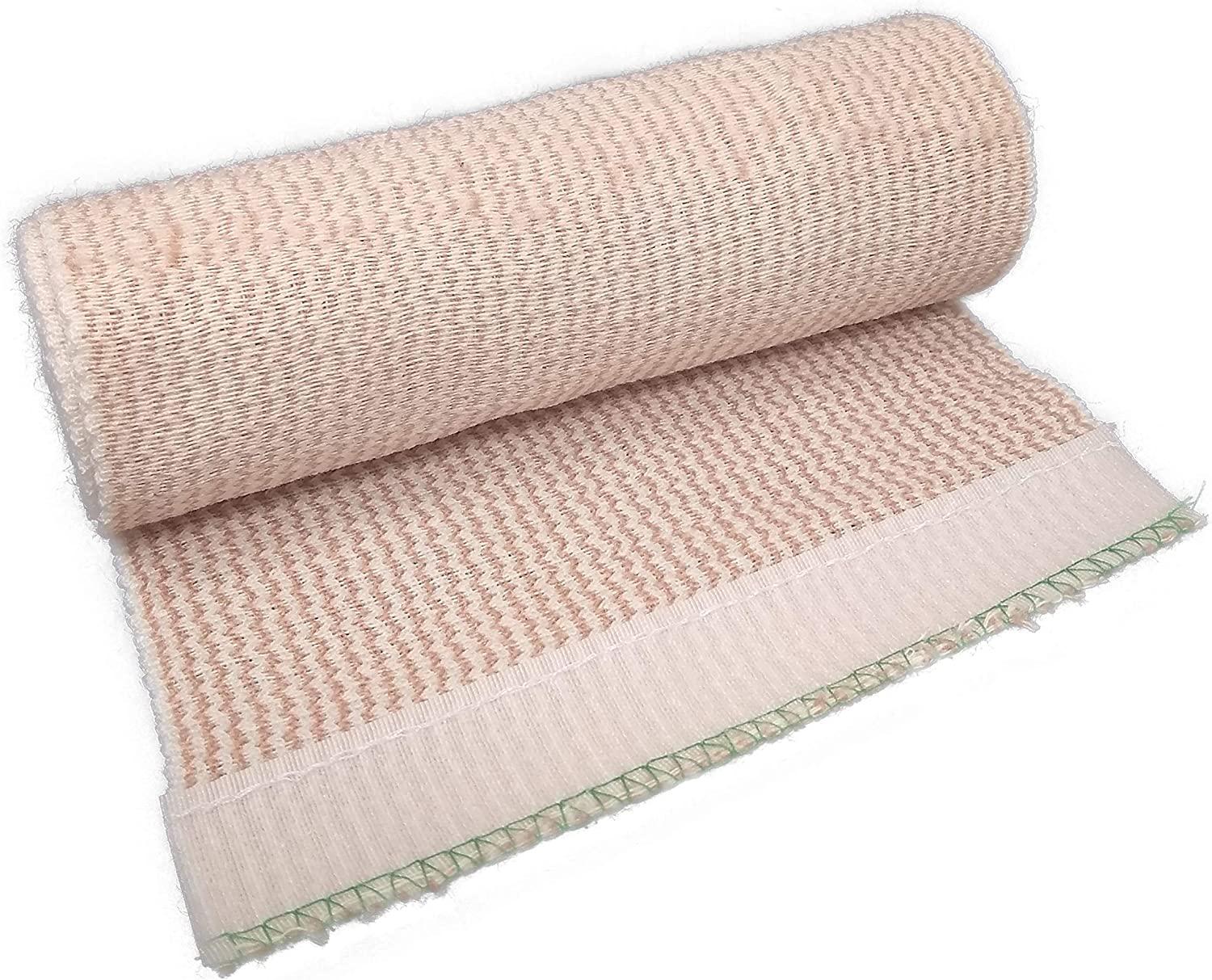 Elastic Bandage Wrap with Self-Closure [Pack of 10] 6 Inch Comfort ...