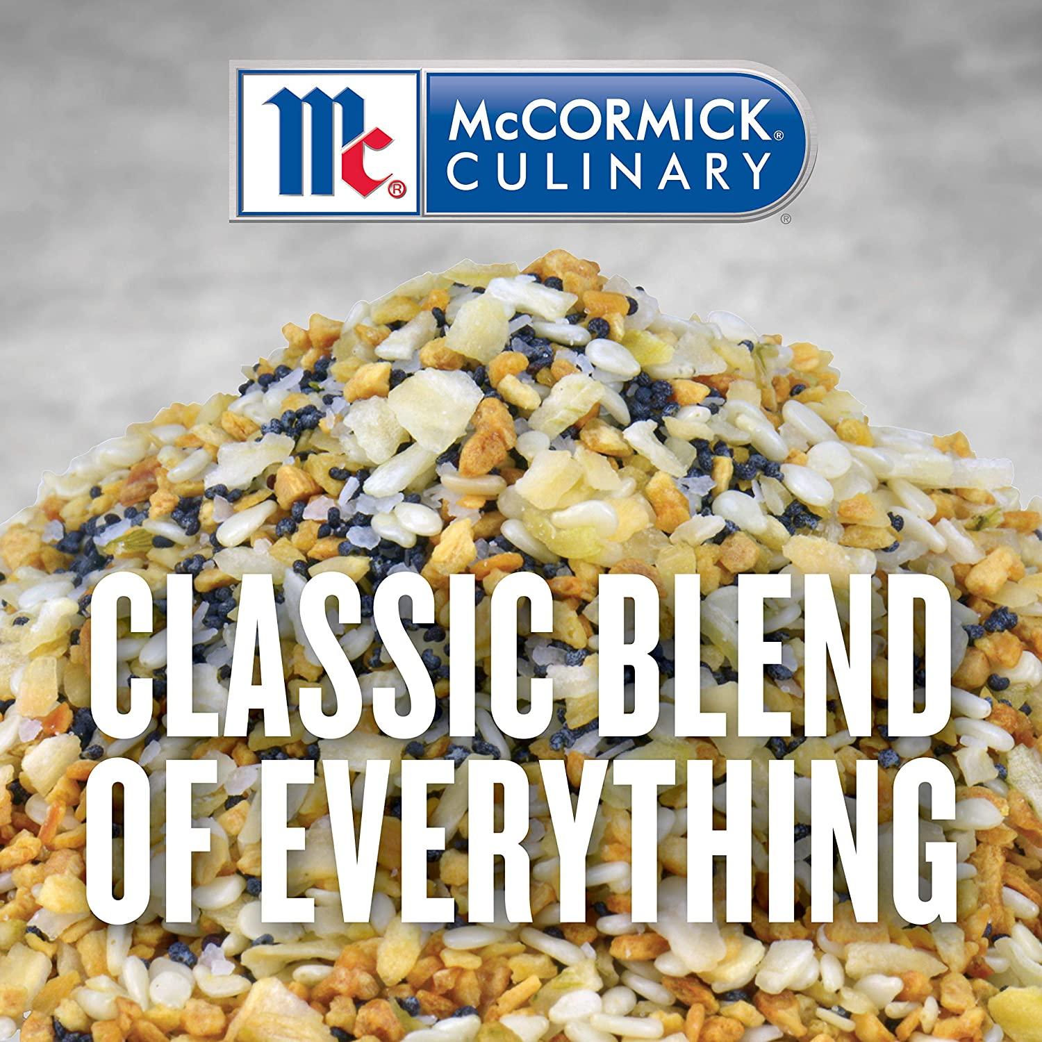 McCormick Culinary Everything Bagel Seasoning 21 oz - Poppy Seed ...