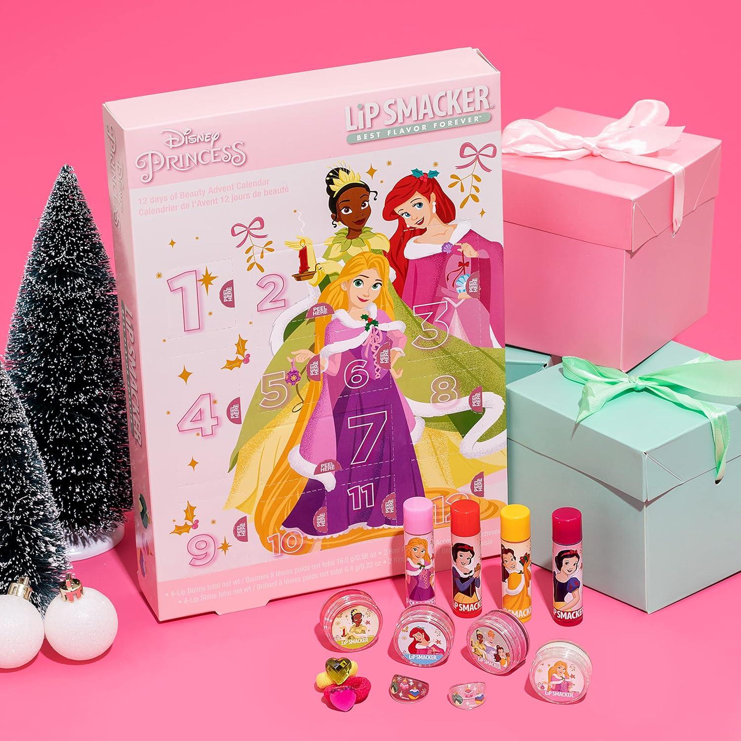 Buy Lip Smacker Disney Princess Holiday 12 pc Advent Calendar | Best ...