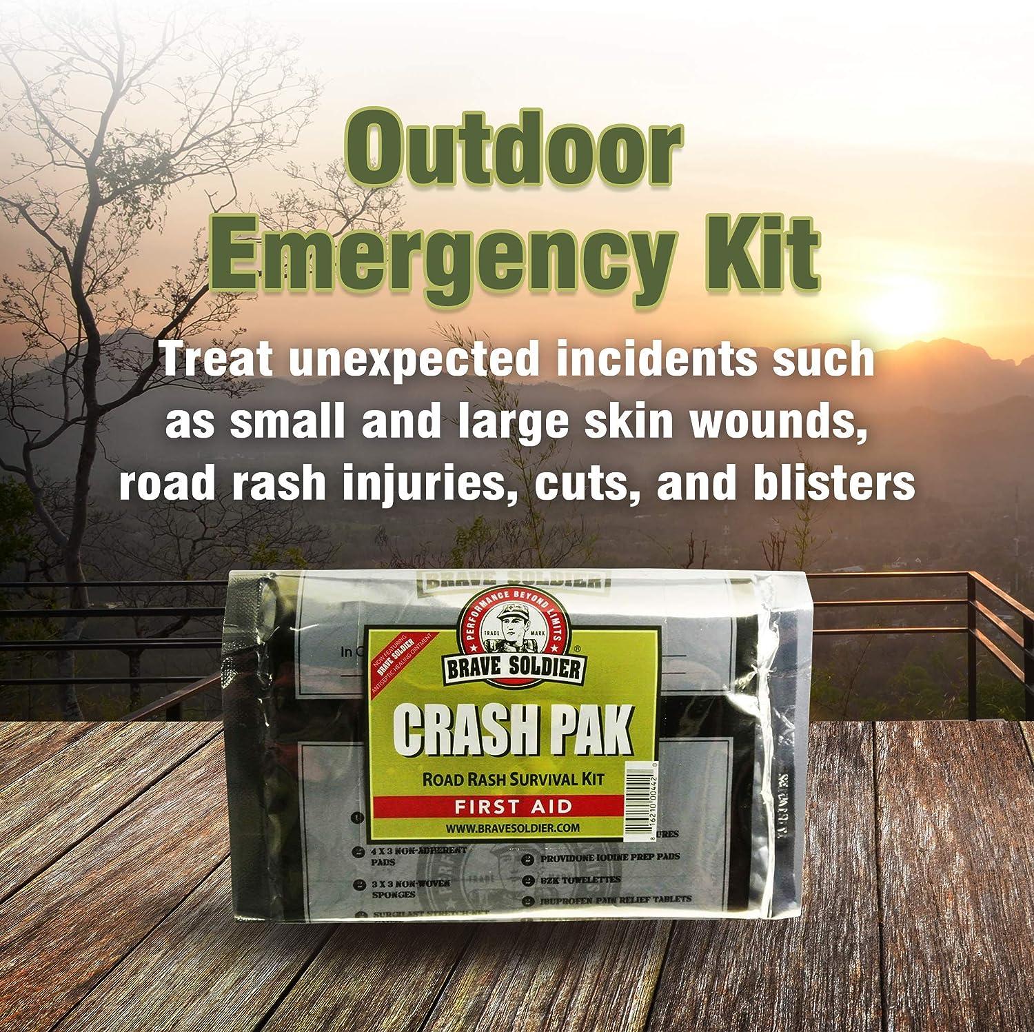 Brave Soldier Cyclist First Aid Kit - Antiseptic Healing Ointment ...