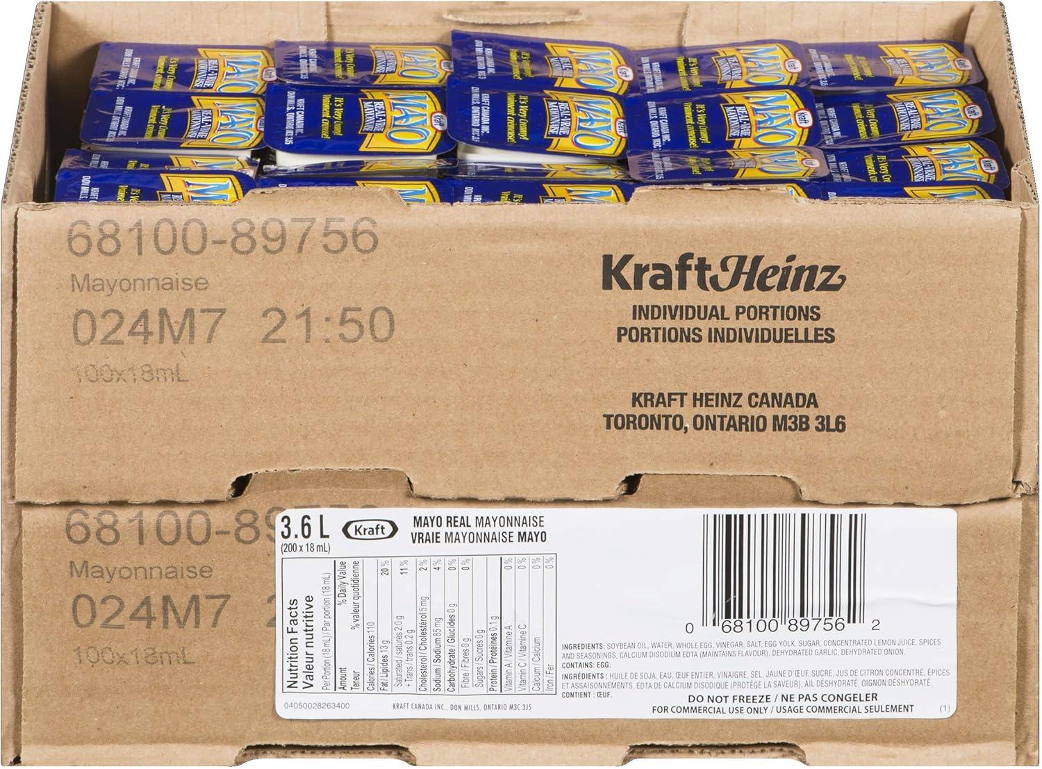 Kraft Mayonnaise 3.6L (200 Packets) | Buy Now with Express ...