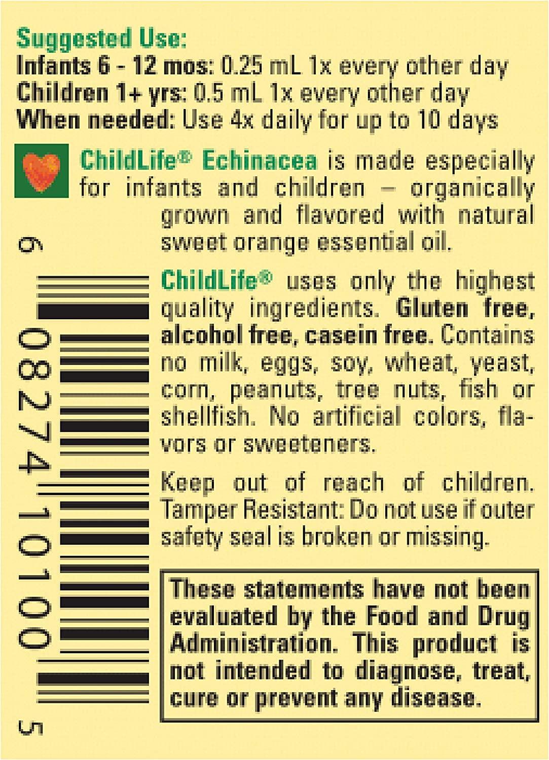 ChildLife Essentials Liquid Echinacea for Kids - Immune Booster - All ...