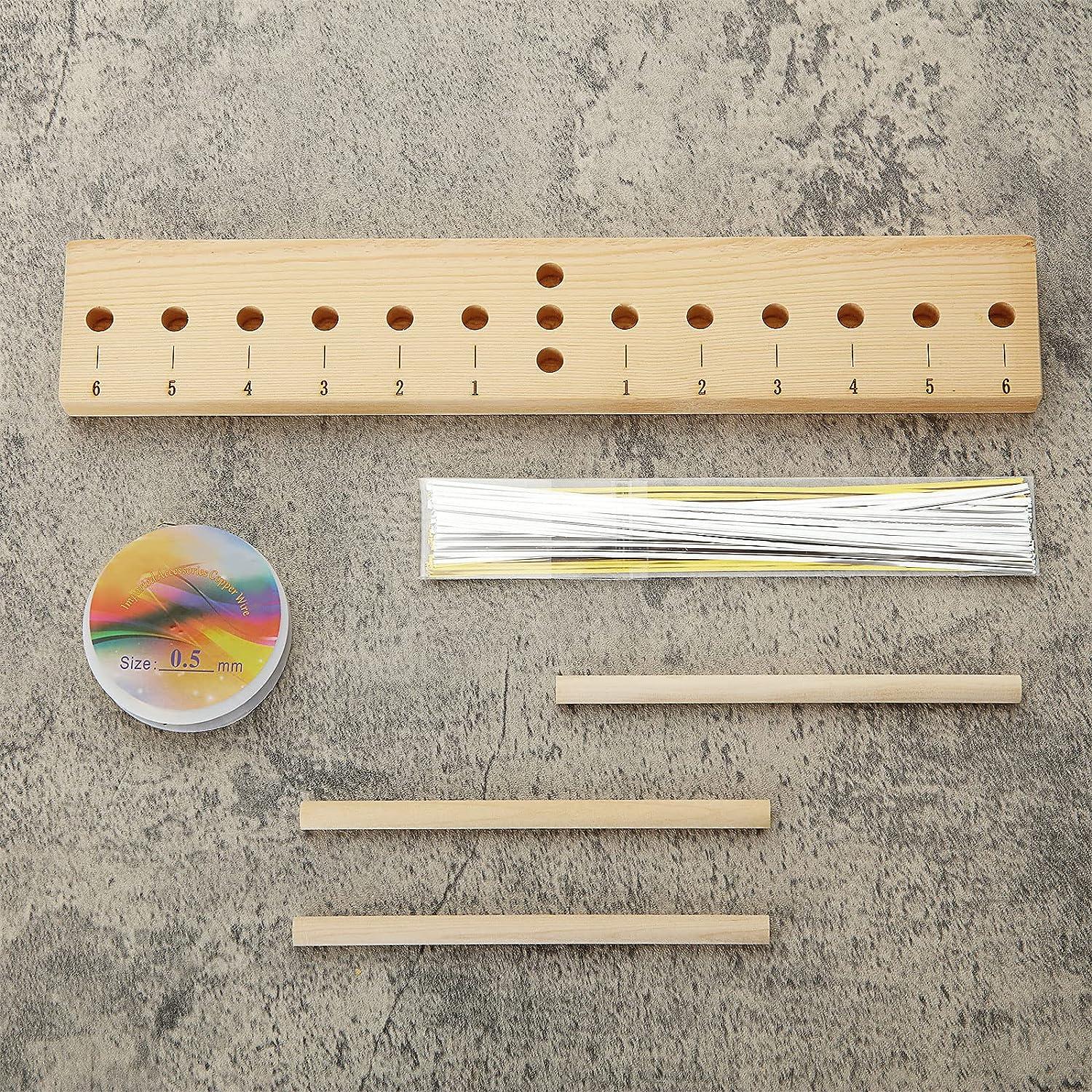 DAJAVE 2 Set Bow Maker for Ribbon Wooden Bow Maker with Ties for ...