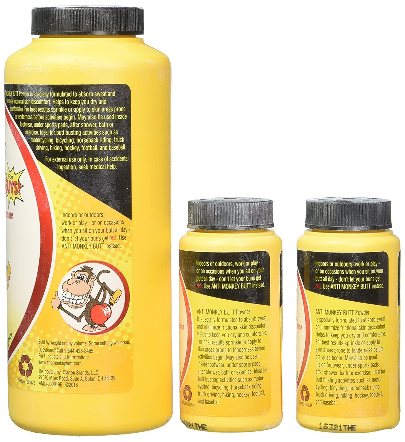 Anti Monkey Butt Anti Friction Powder - 2 Travel Size Bottles | Buy Now ...