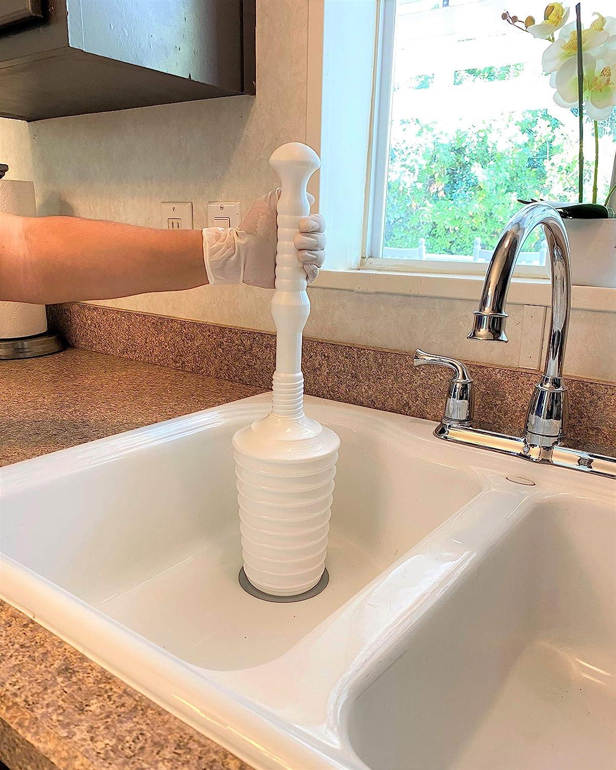 Master Plunger MP500-B4 Heavy Duty Bathroom Toilet Plunger Kit | Air ...