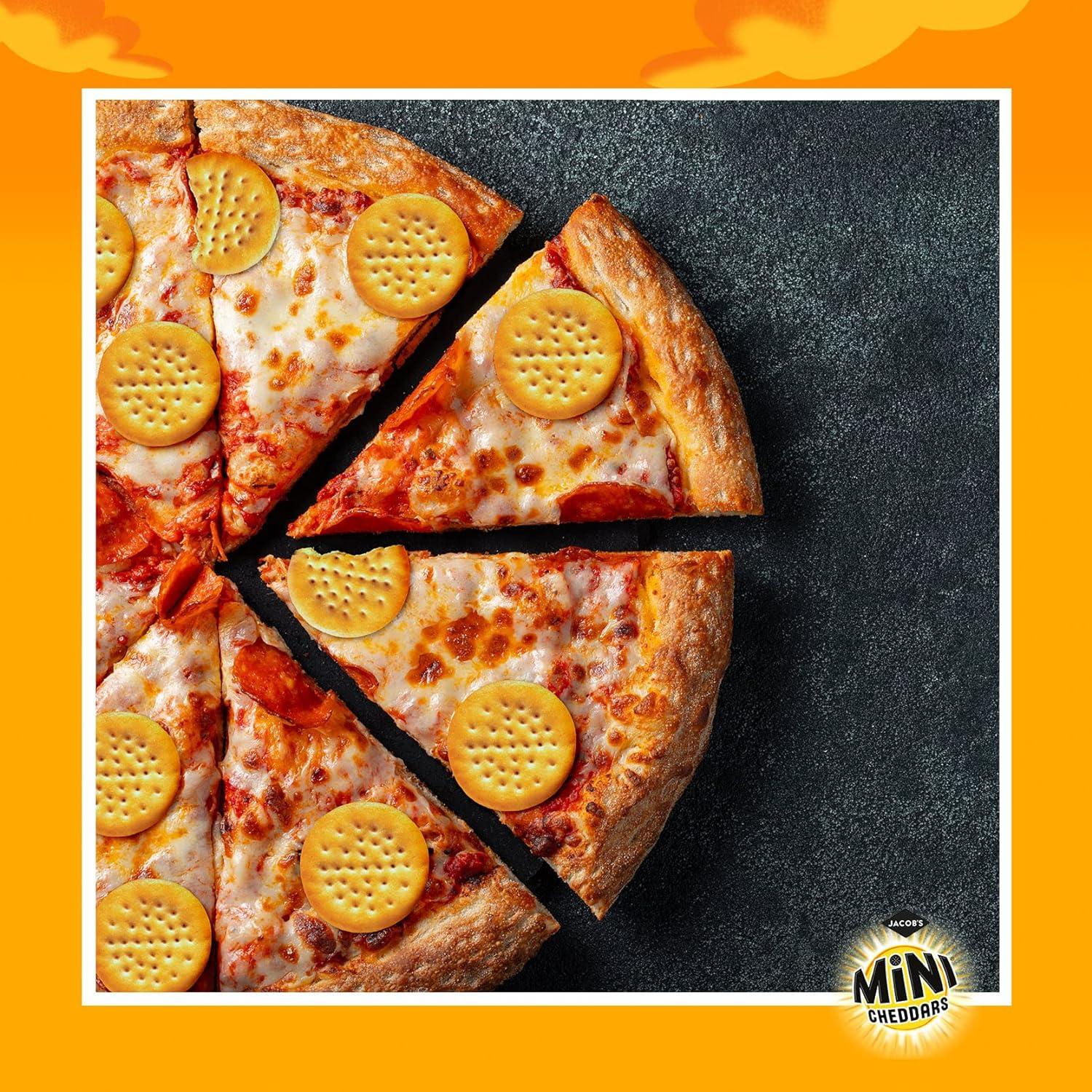 Mini Cheddars Snacks Bulk - 48 x 23g Original Cheddar Biscuits Baked ...