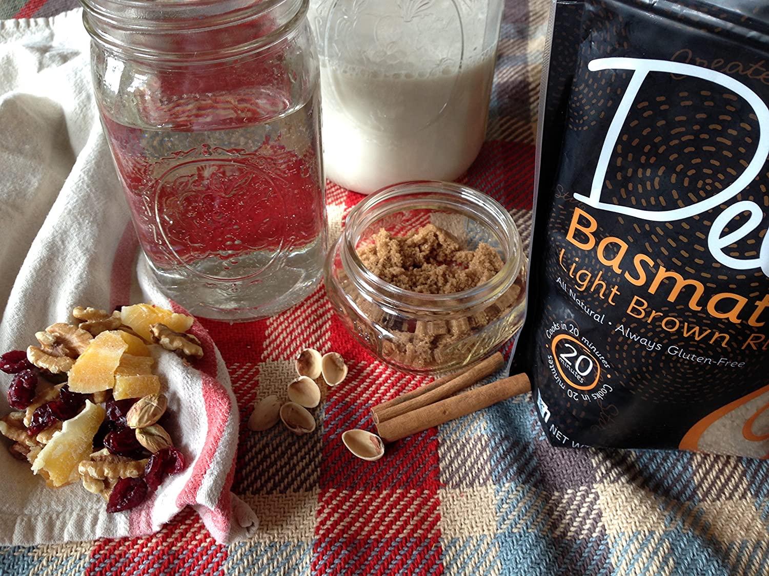 Della Rice Basmati Light Brown Rice - 1.75 lb Pack | Premium Quality ...