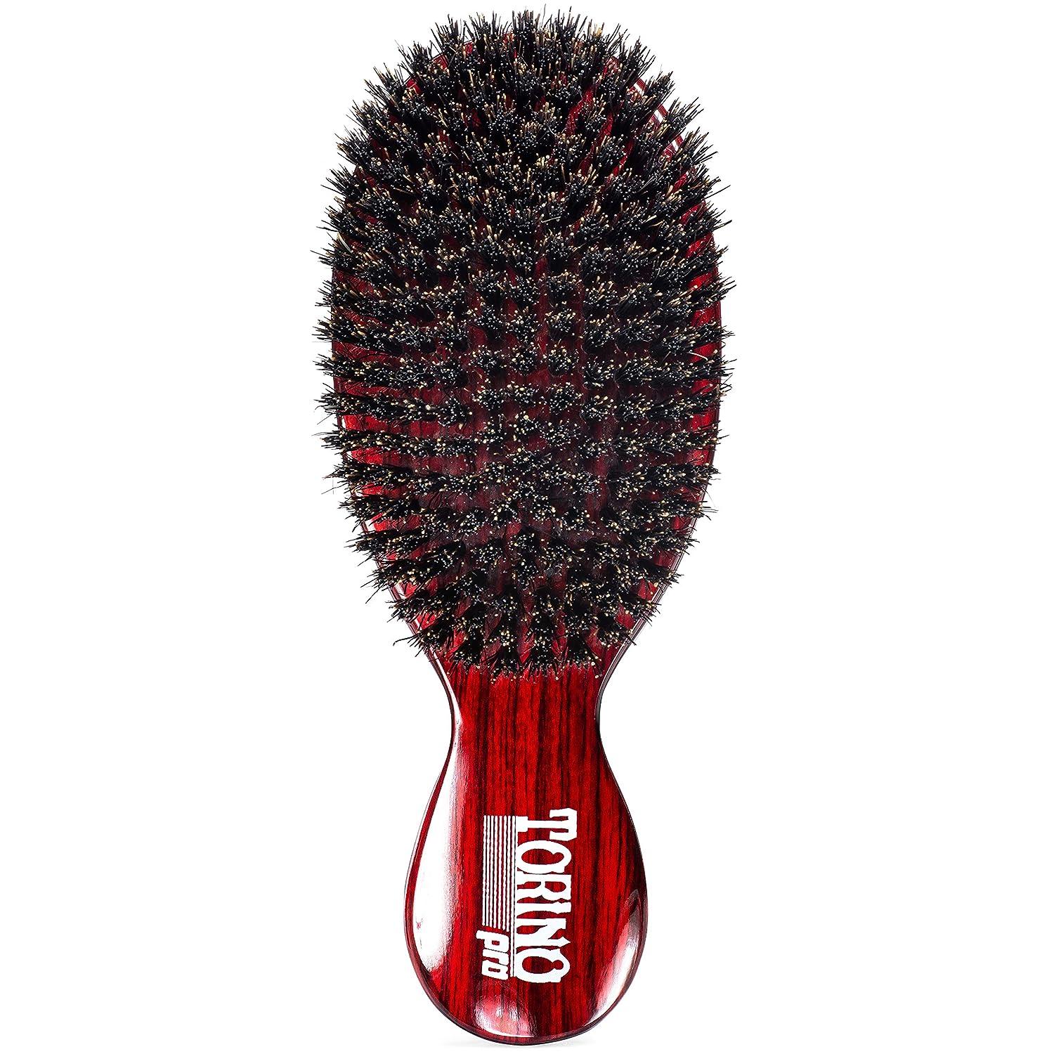 Torino Pro 1090 Wave Brush by Brush King - Medium Oval Stub 360 Waves ...