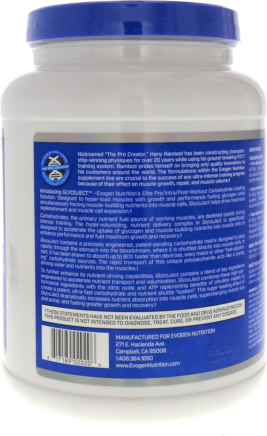 Evogen GlycoJect | Extreme Karbolyn Carbohydrate Powder - Wild Berry ...