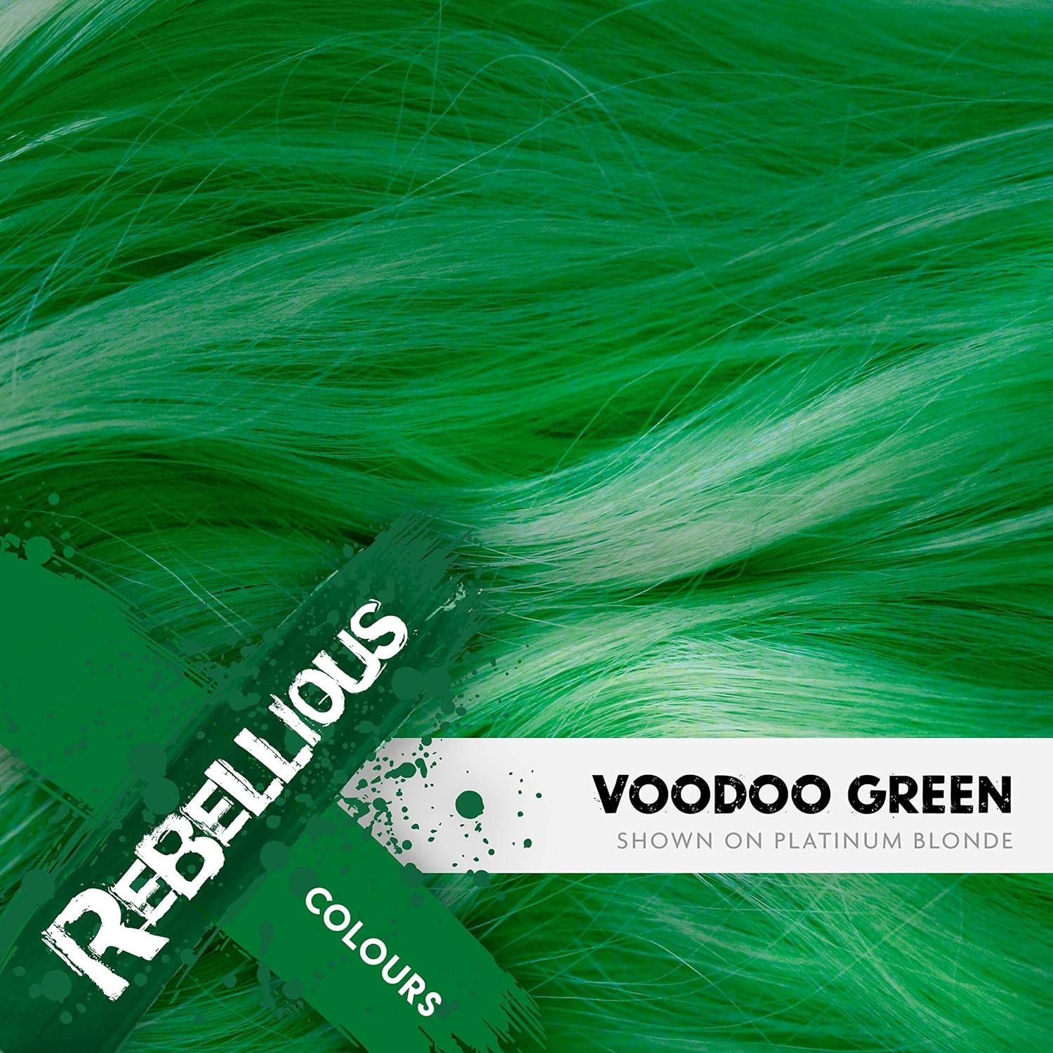 Rebellious Colours 100% Vegan Semi Permanent Hair Dye Colour 100ml ...