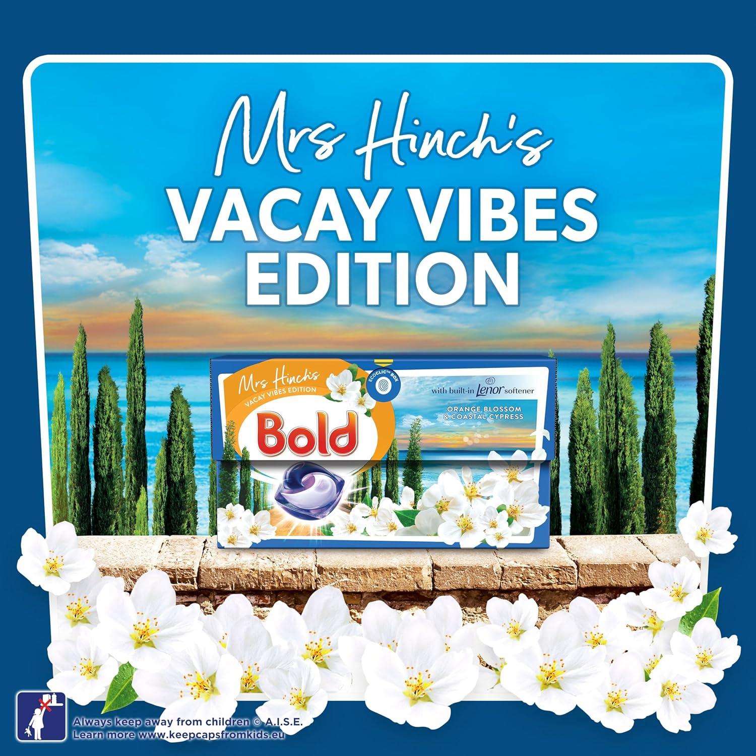 Bold PODS Washing Liquid Capsules 59 Washes Orange Blossom & Coastal ...