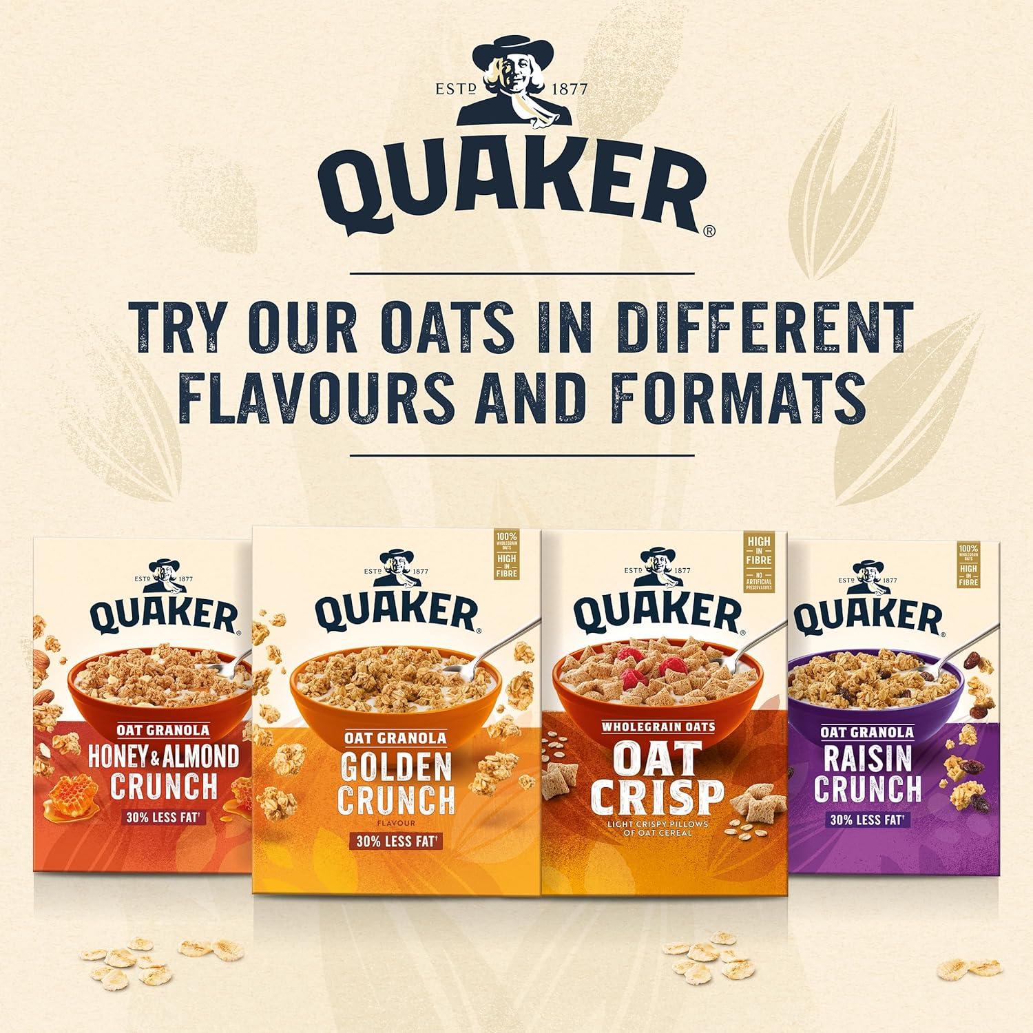 Quaker Honey and Almond Oat Granola 500 g (Pack of 5) | Buy Now with ...