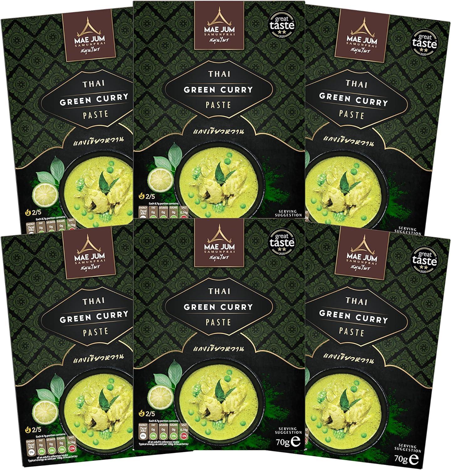 Authentic Thai Green Curry Paste - 70g by Mae Jum | Buy Now with ...