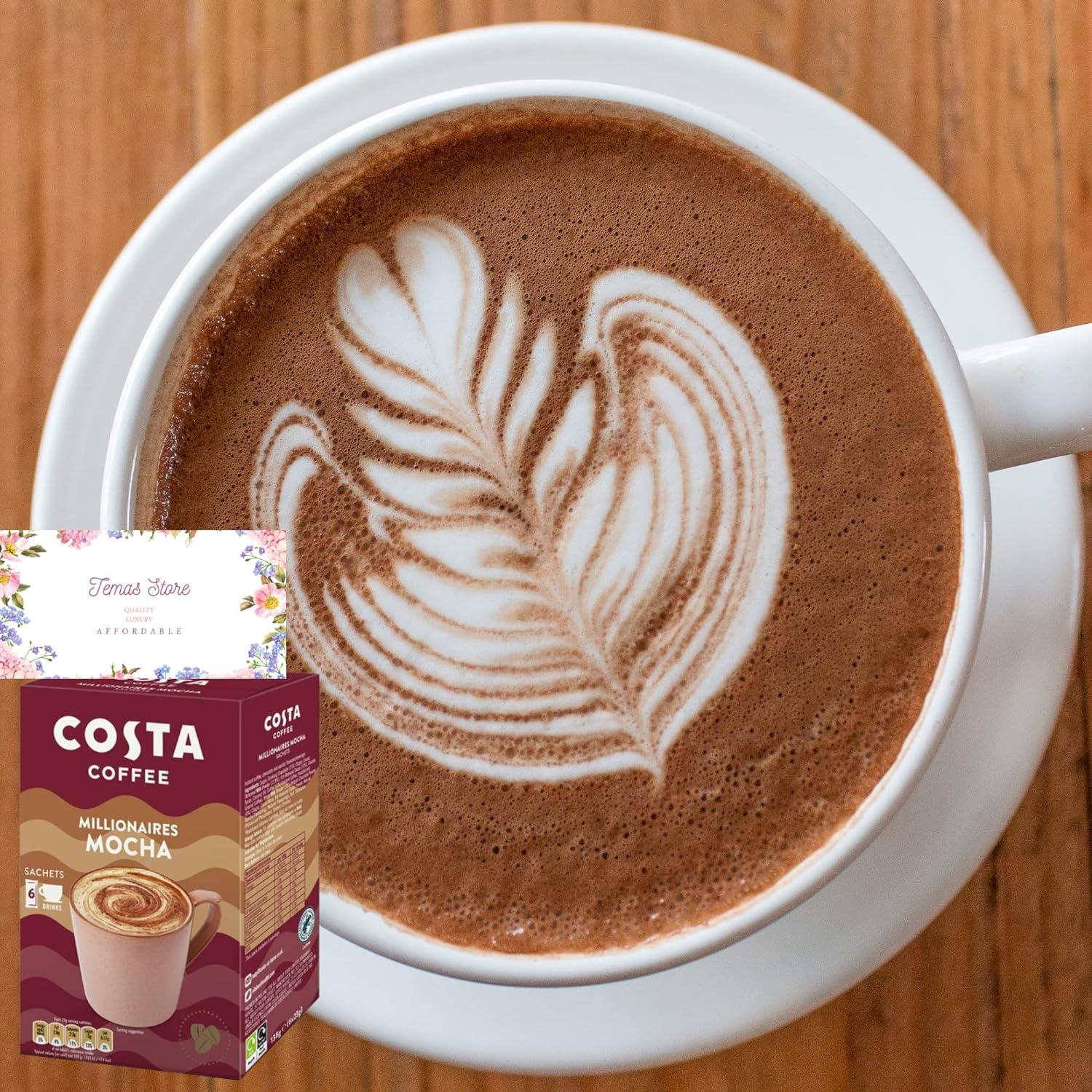 Temas Costa Coffee Instant Coffee Sachets Bundled With Reusable Coffee ...