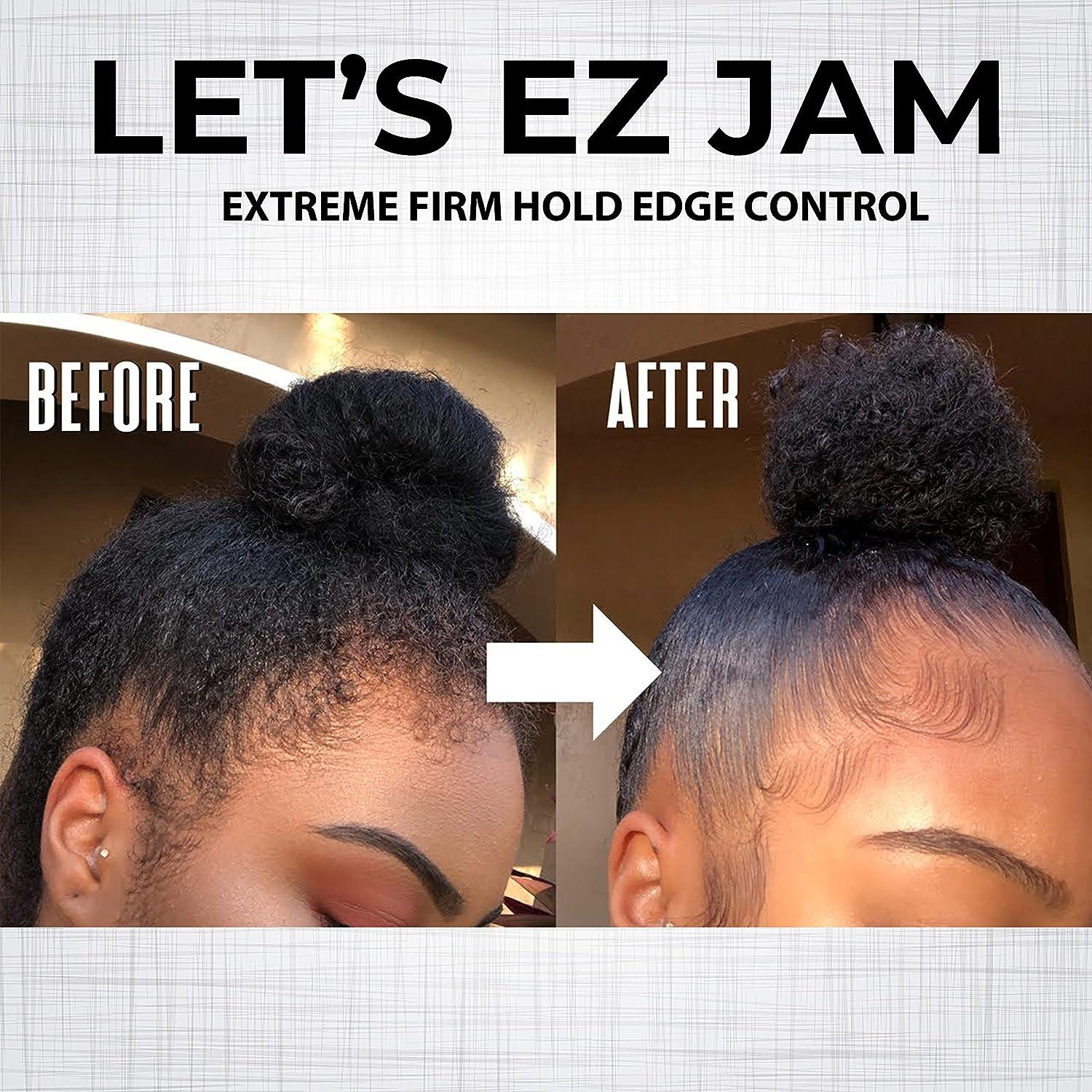 BEAUZO EZ JAM Extreme Firm Hold Edge Control 3.5Fl Oz - Best 24-Hour ...