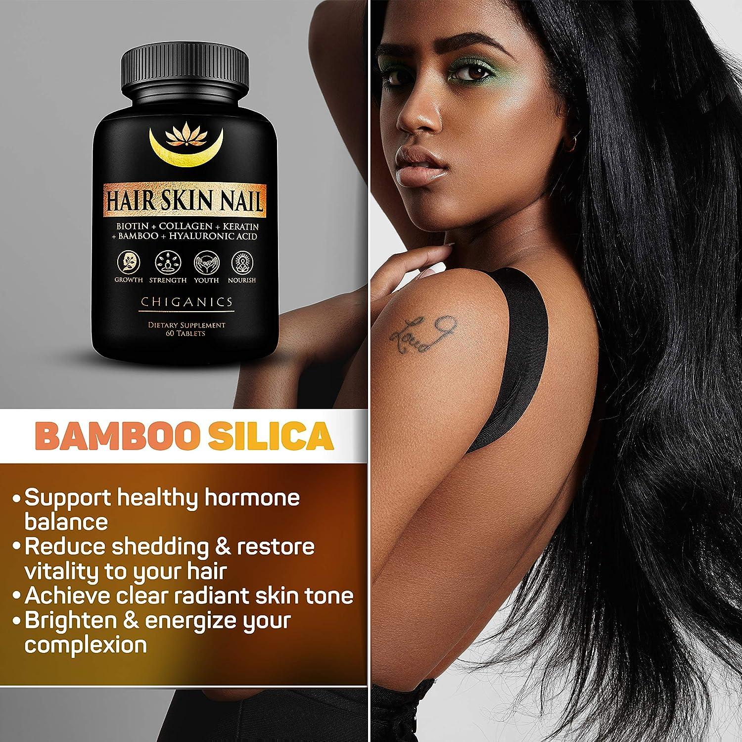 10x Potent Hair Growth Vitamins With Keratin Collagen And Biotin 5000mcg Healthy Hair Skin