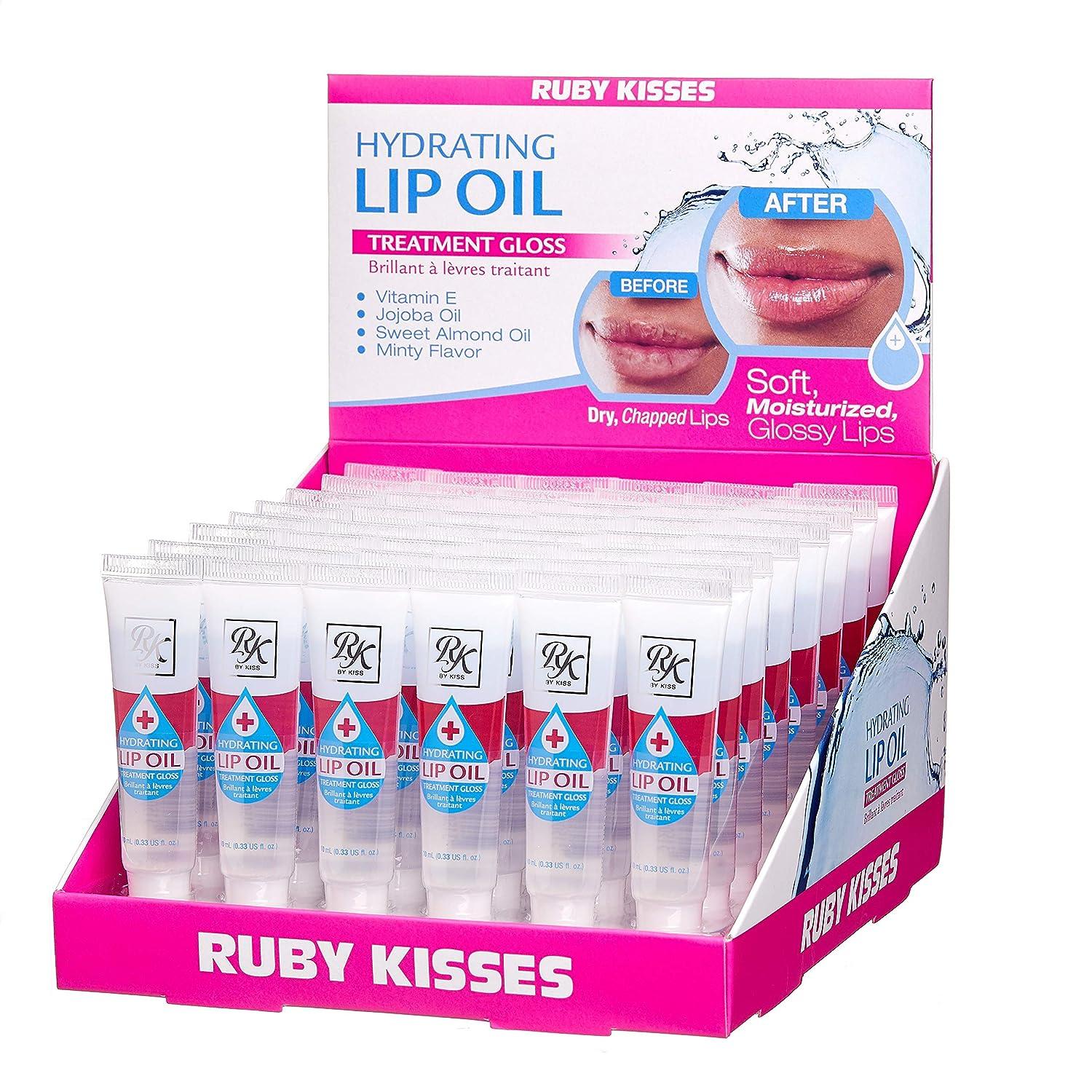Ruby Kisses Hydrating Lip Oil Set - 48 PCS Display | Buy Now with ...